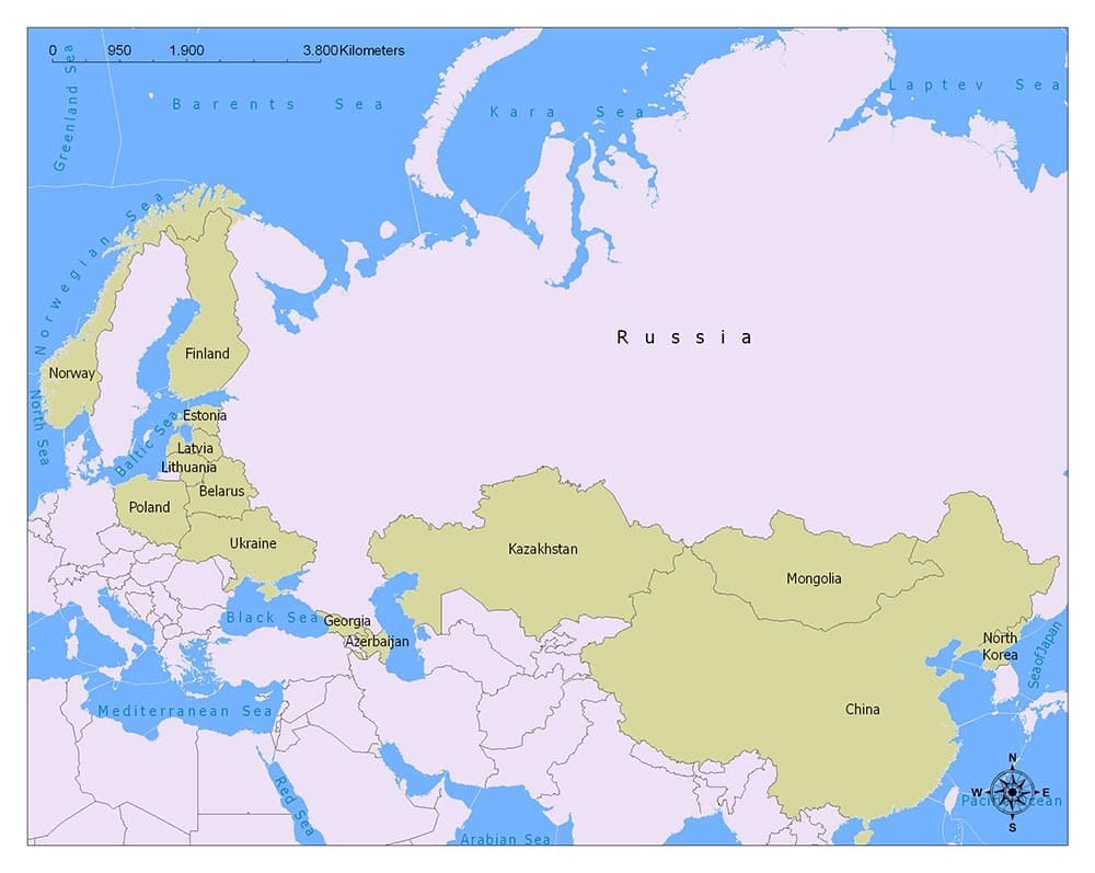 Russia Flag Map and Meaning | Mappr