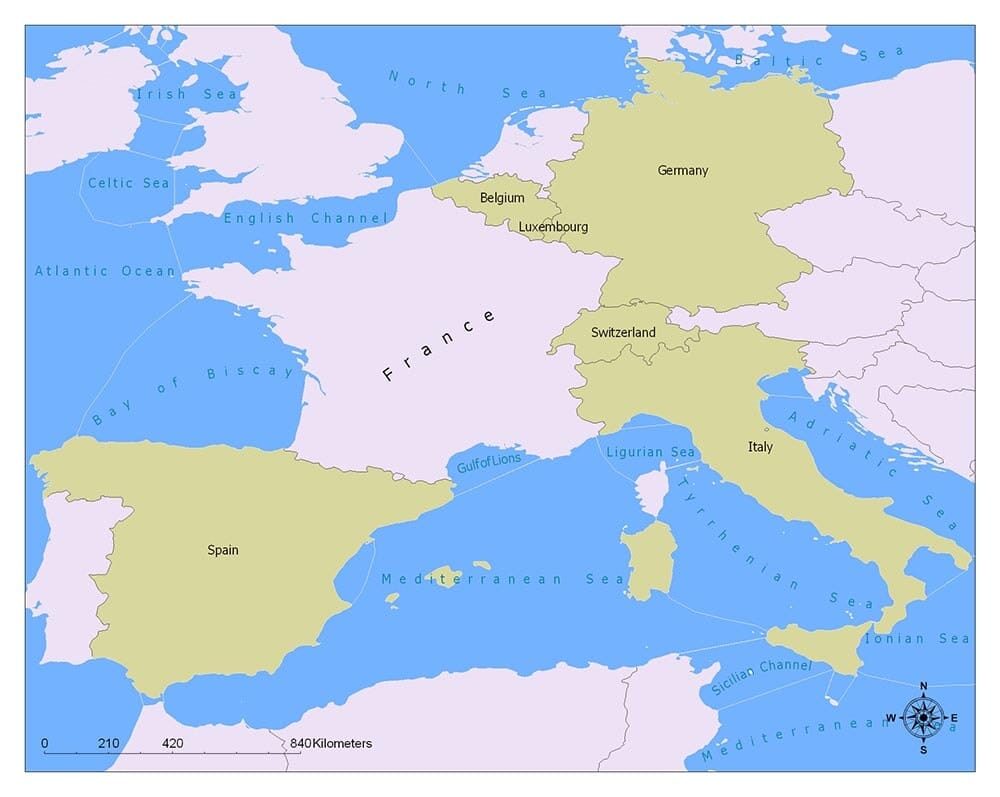 France Flag Map and Meaning | Mappr