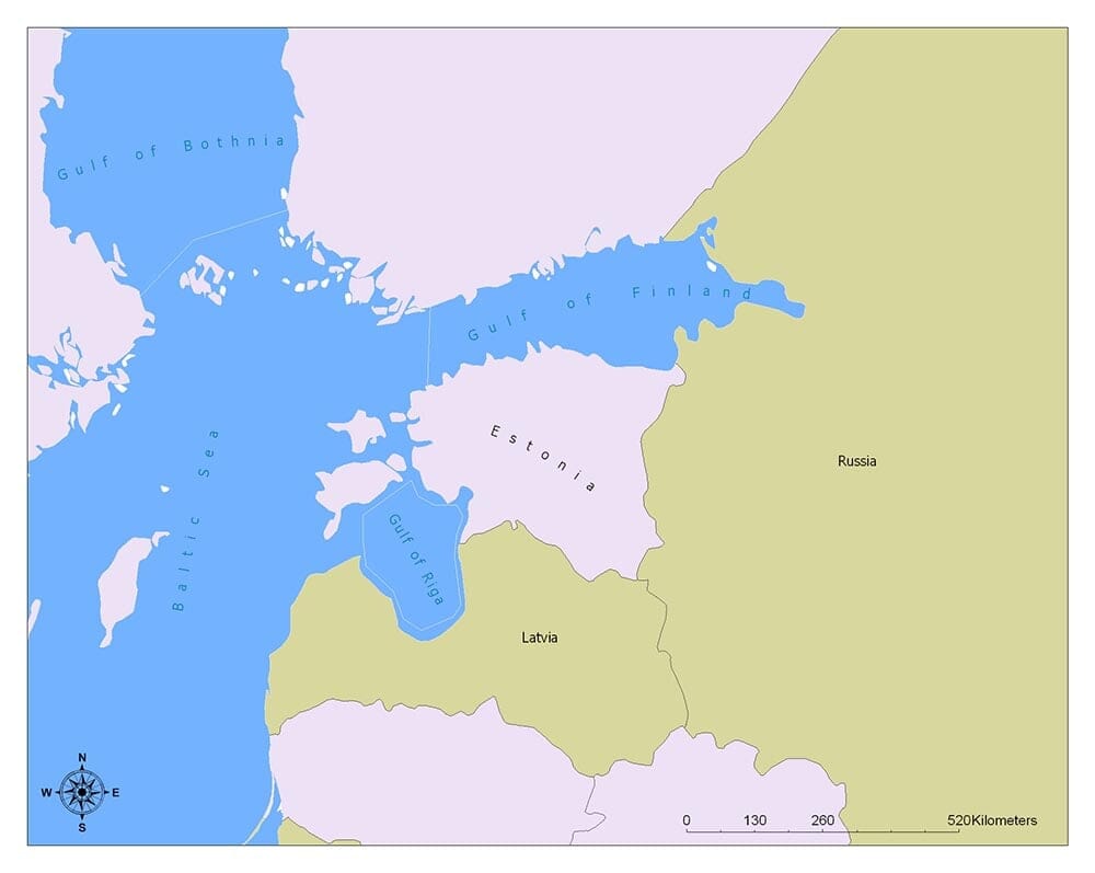 Estonia Flag Map and Meaning | Mappr