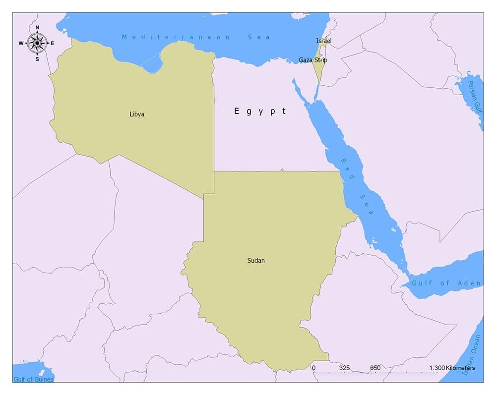 Egypt Flag Map and Meaning | Mappr