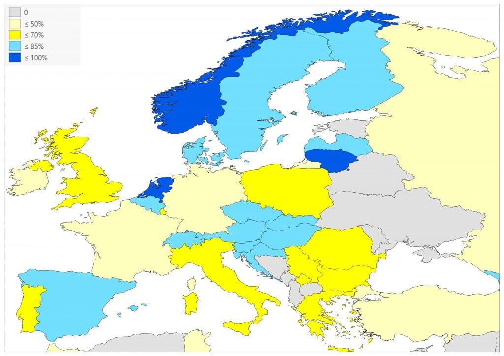 LTE Coverage by Country | Mappr