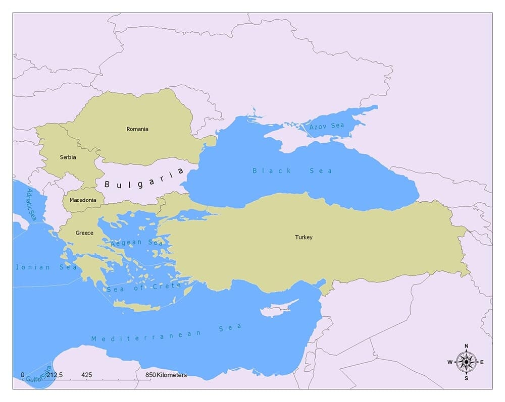 Bulgaria Flag Map and Meaning | Mappr