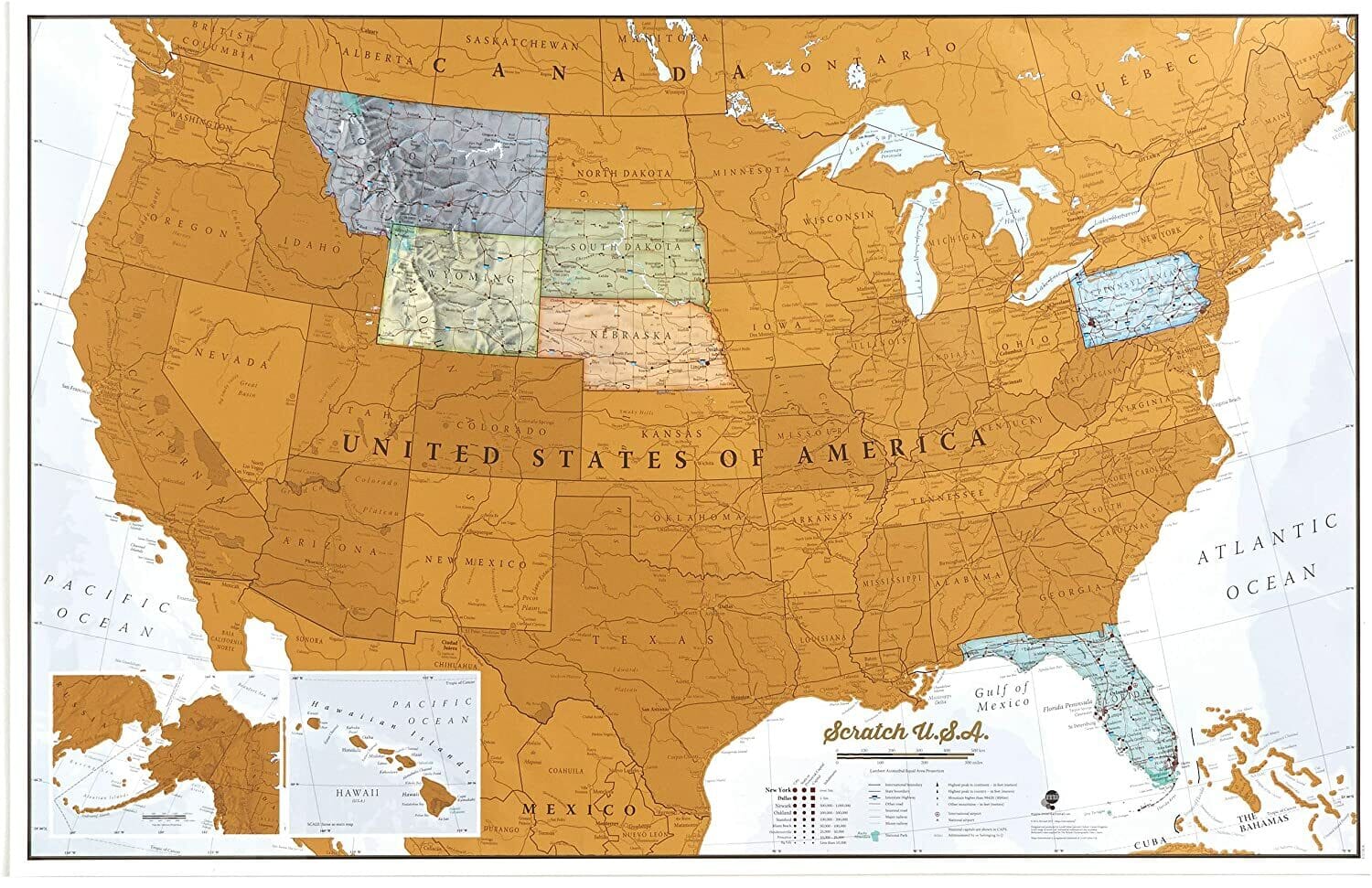 Best USA Scratch Off Maps (8 Top Picks for 2021)