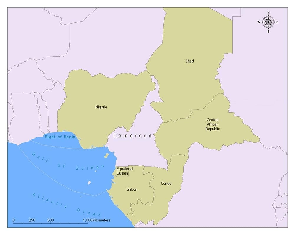 Cameroon Flag Map and Meaning | Mappr