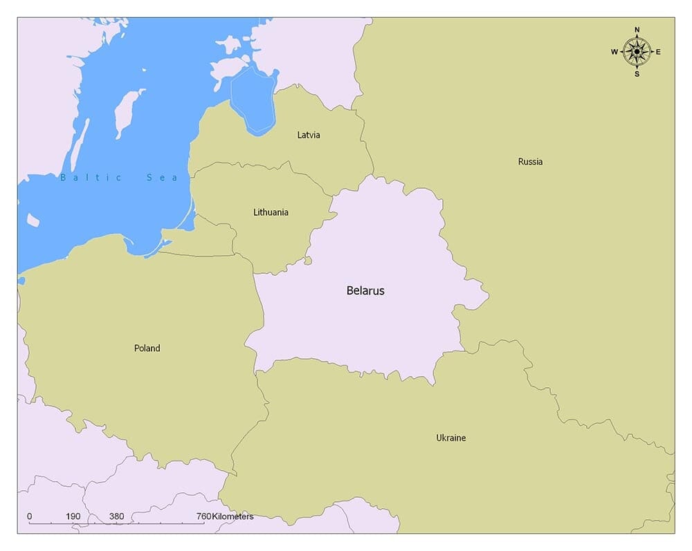 Belarus Flag Map and Meaning | Mappr