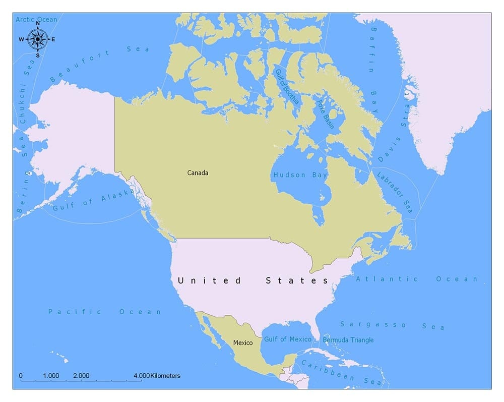 The United States of America Flag Map and Meaning | Mappr