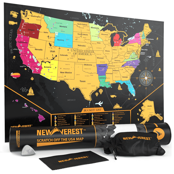 Best USA Scratch Off Maps (8 Top Picks for 2021)
