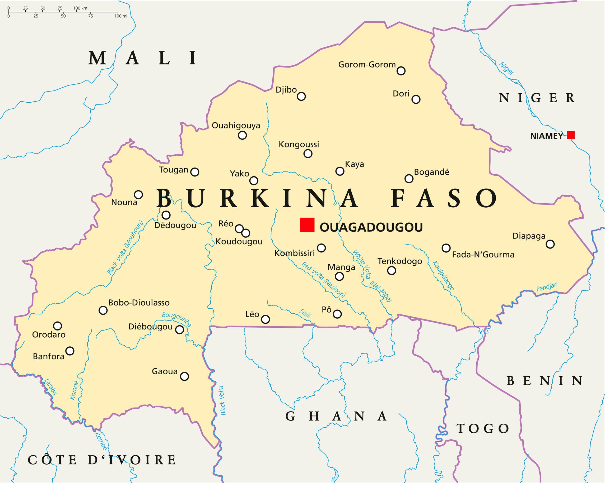 Where is Burkina Faso? 🇧🇫 | Mappr