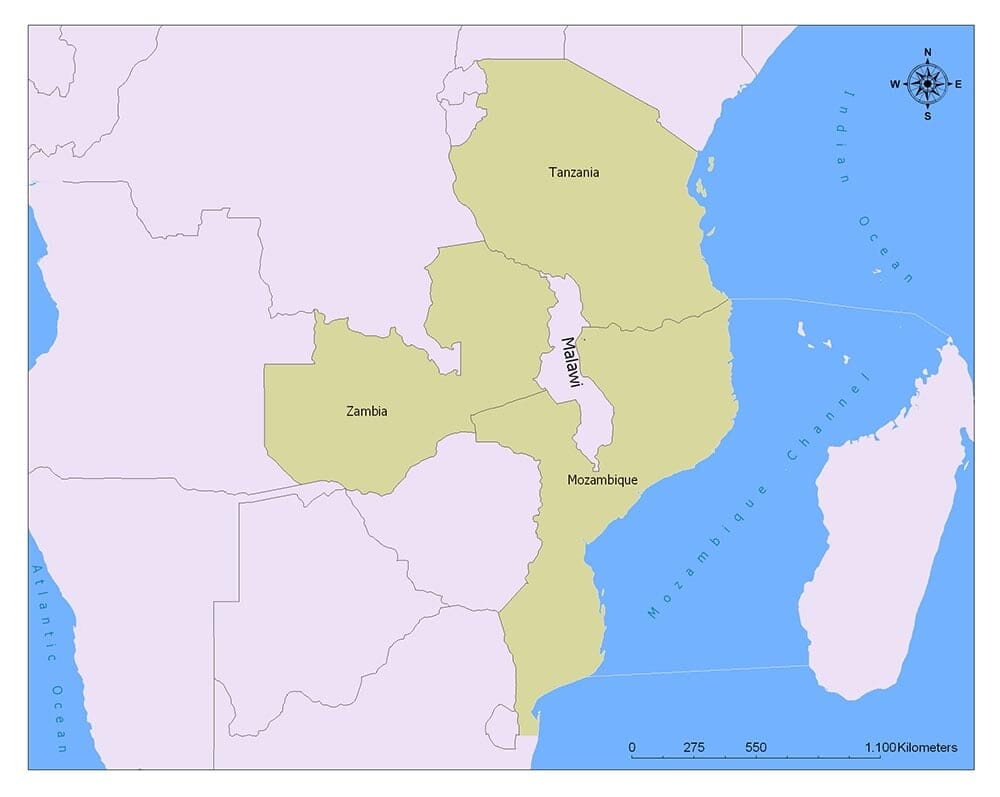 Malawi Flag Map and Meaning | Mappr