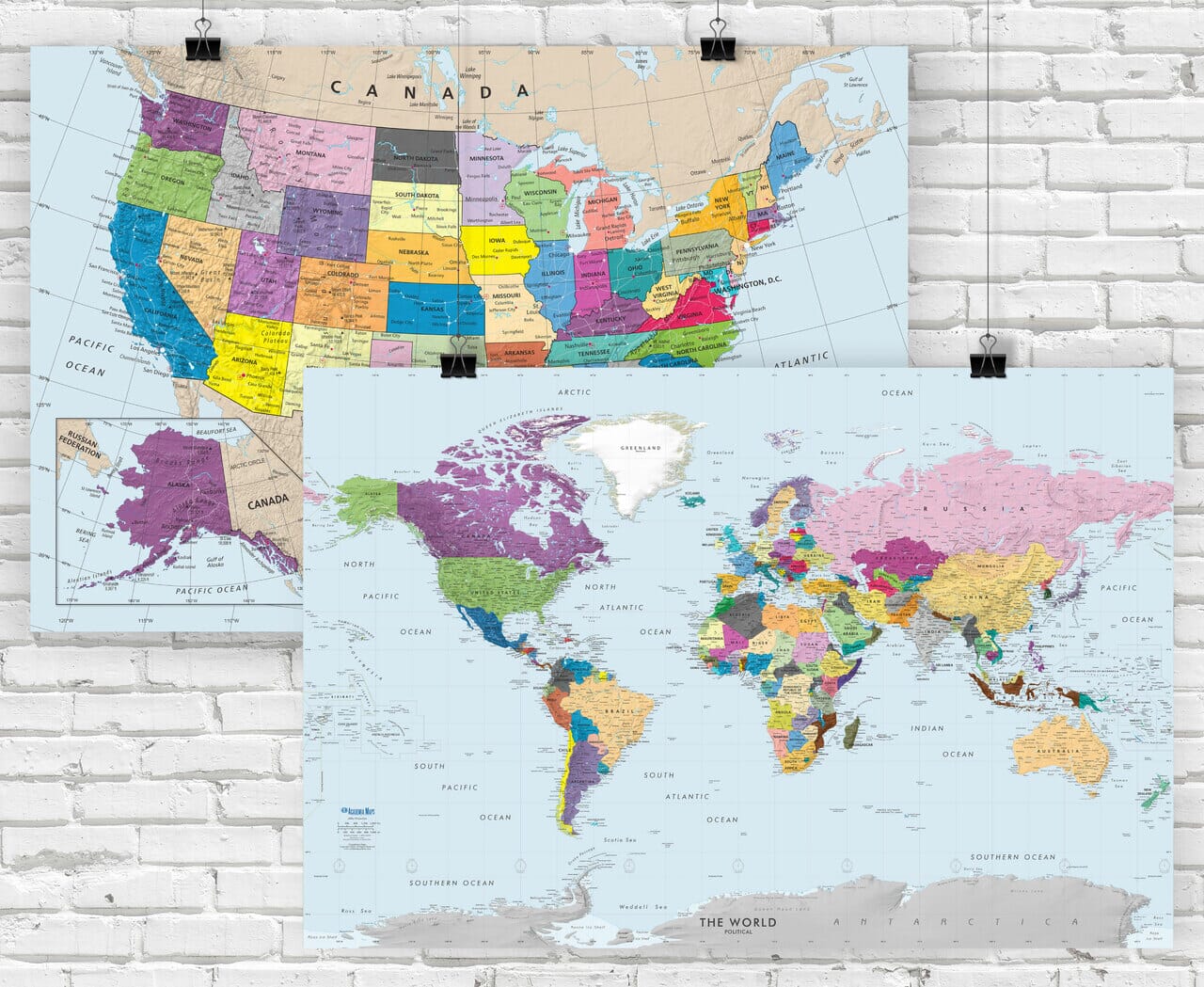 Best World Map Posters | Mappr