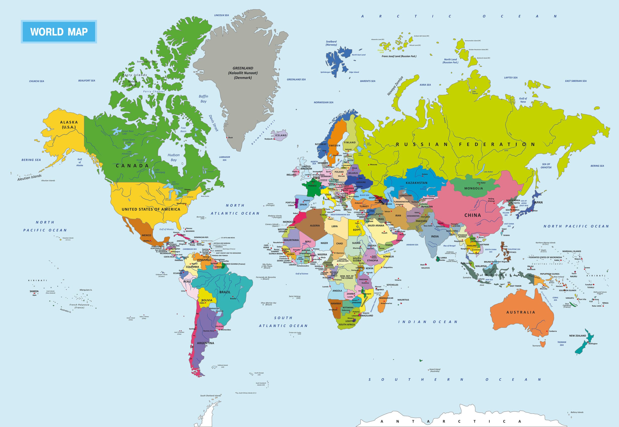 Political World Map | Mappr