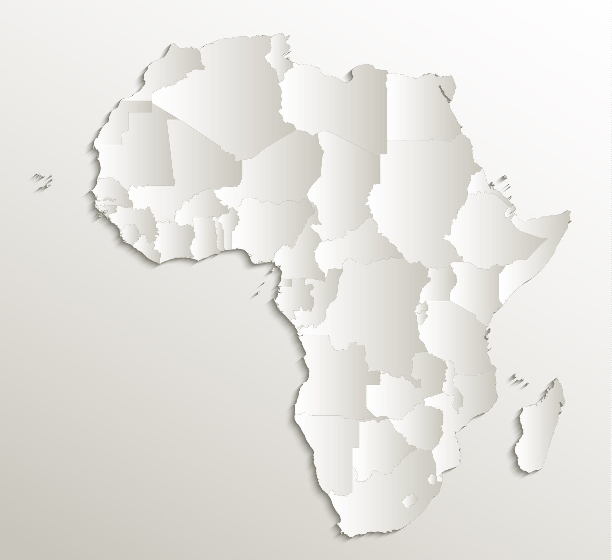 Africa Blank Maps | Mappr