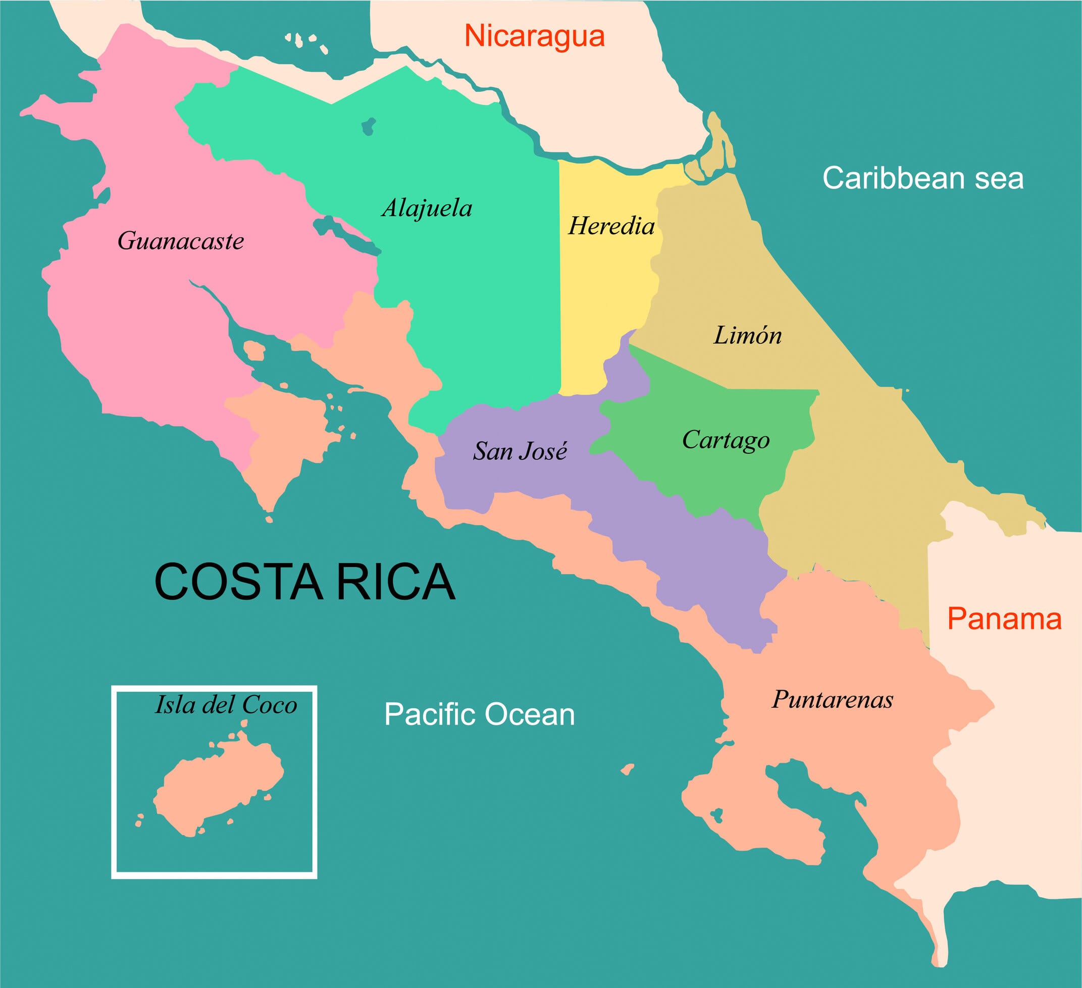 Where is Costa Rica? 🇨🇷 | Mappr