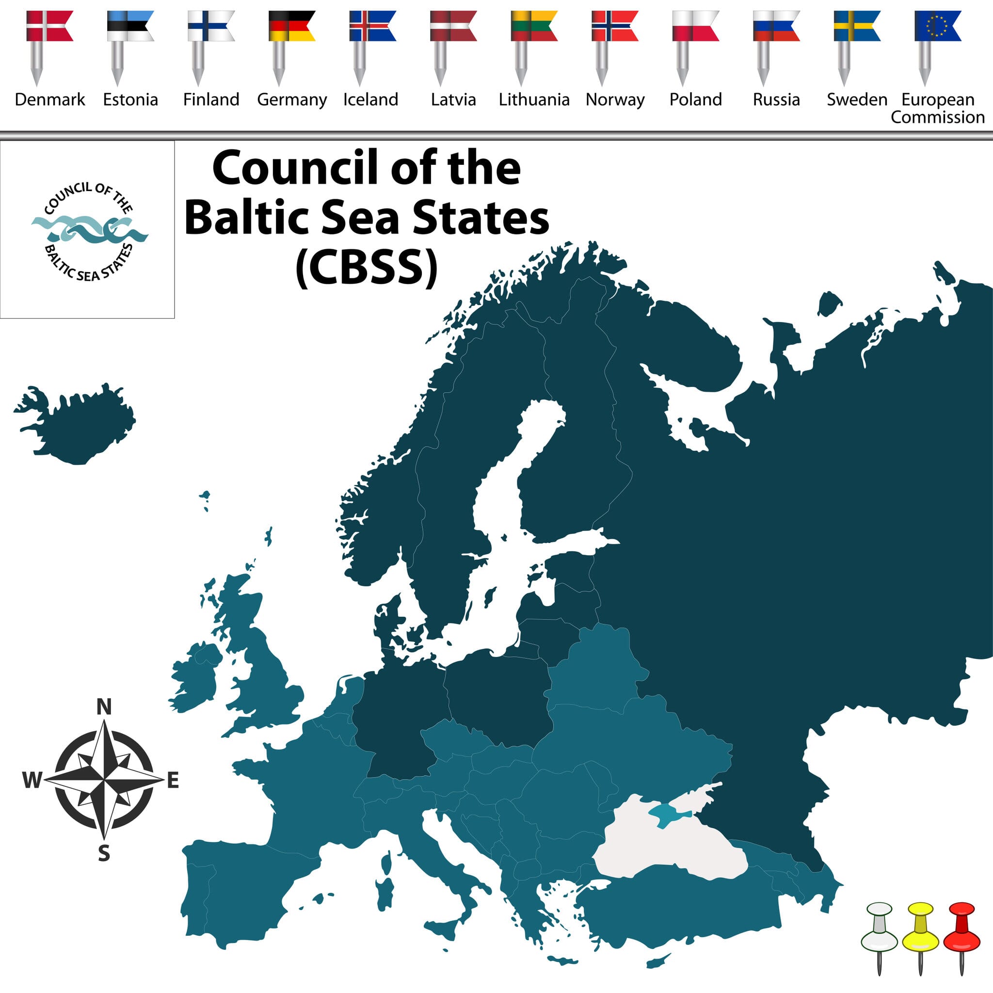 The Baltic States | Mappr