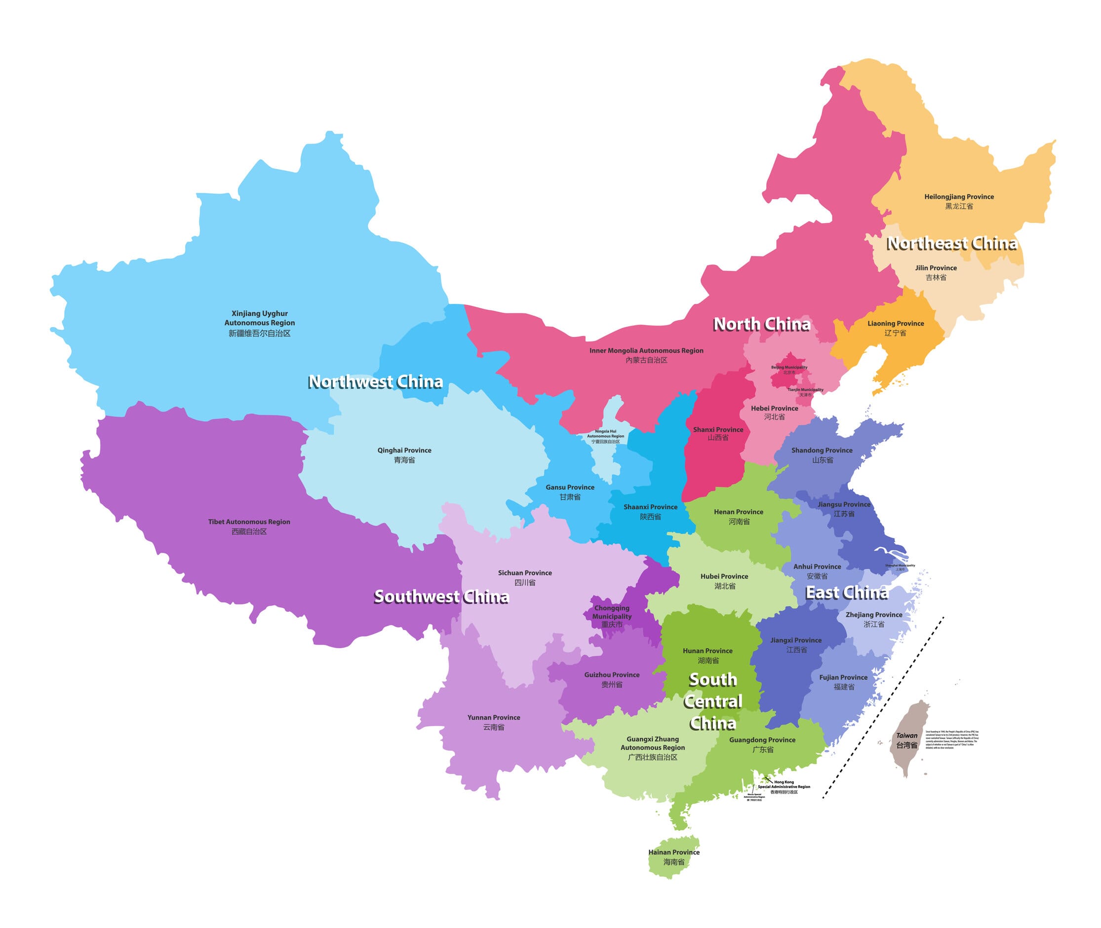 China Political Map | Mappr