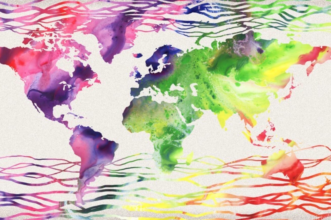 12 Best World Map Wall Art Options | Mappr