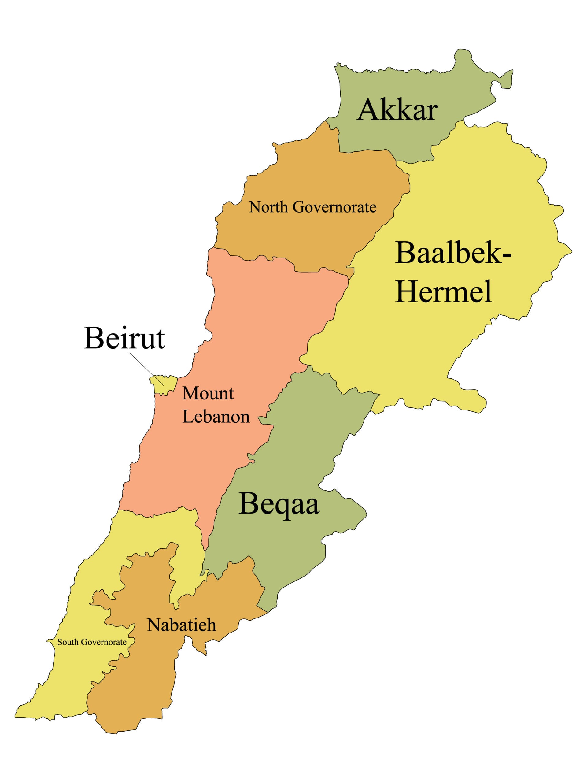 Where is Lebanon? 🇱🇧 | Mappr