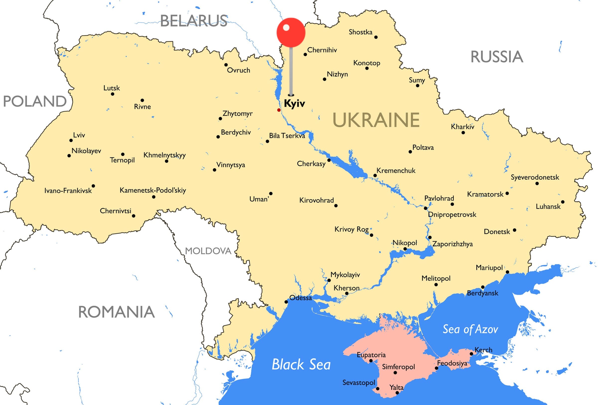 Kyiv, Capital of Ukraine - a Beautiful City under Attack