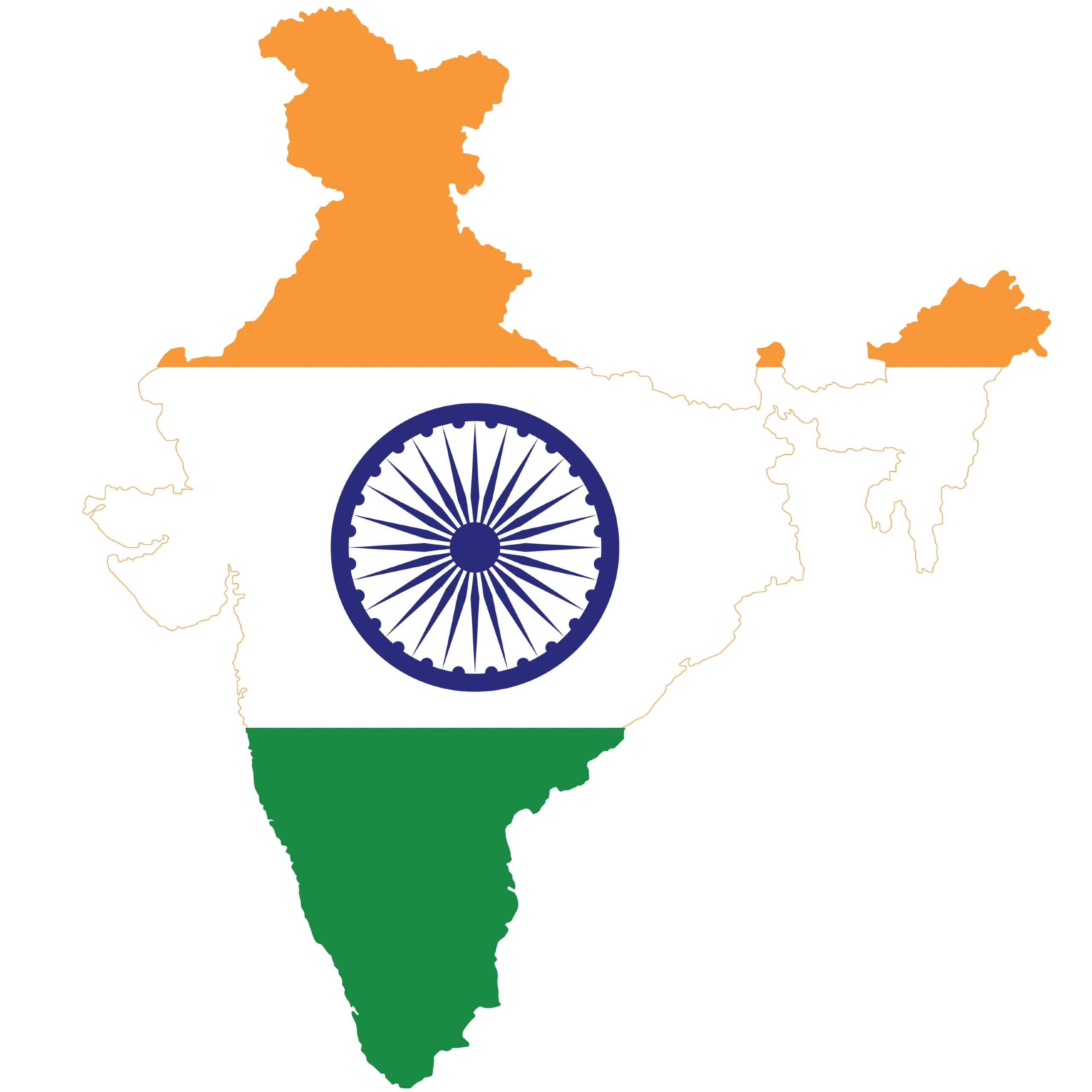 🇮🇳 India Flag Unveiled: Colors, Meaning, Coat of Arms, Flag Map, and ...