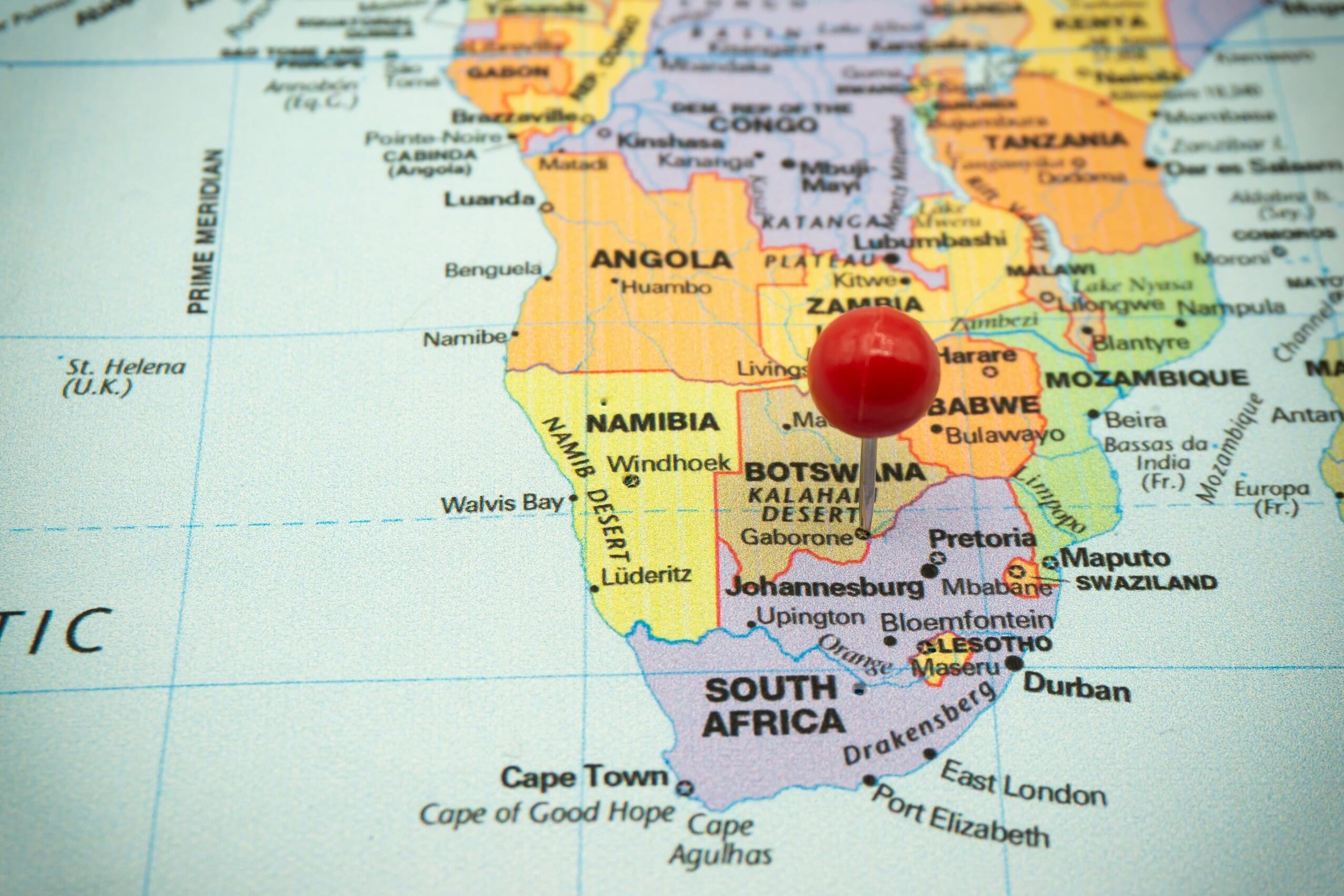 What is the Capital of Botswana? | Mappr