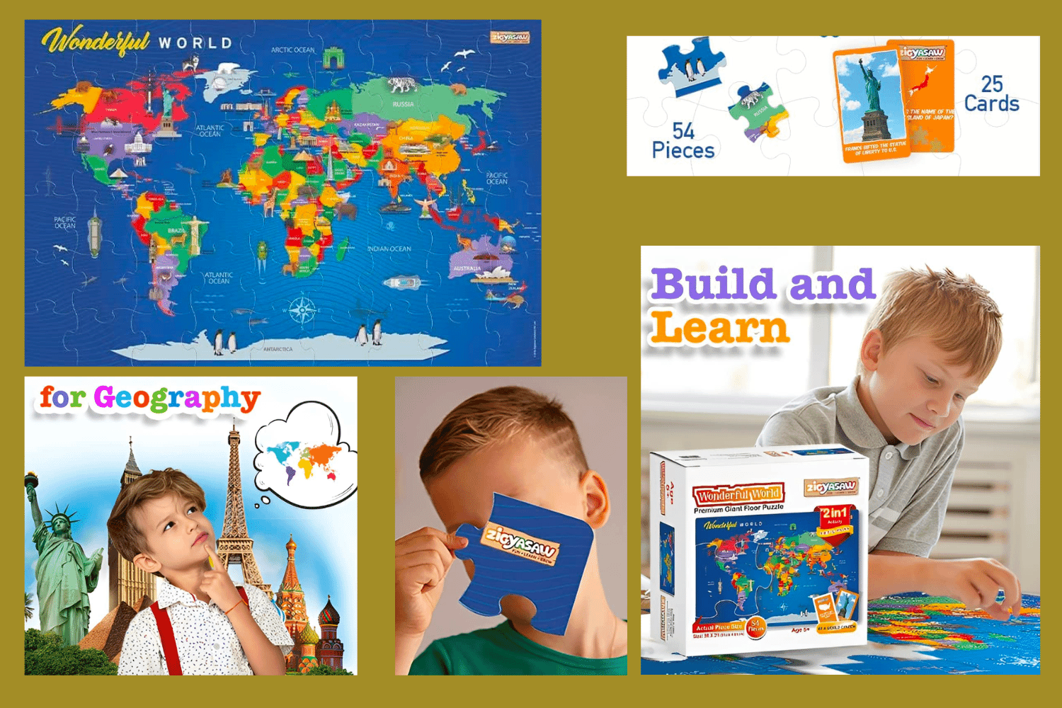 Best World Map Puzzles for Kids | Mappr