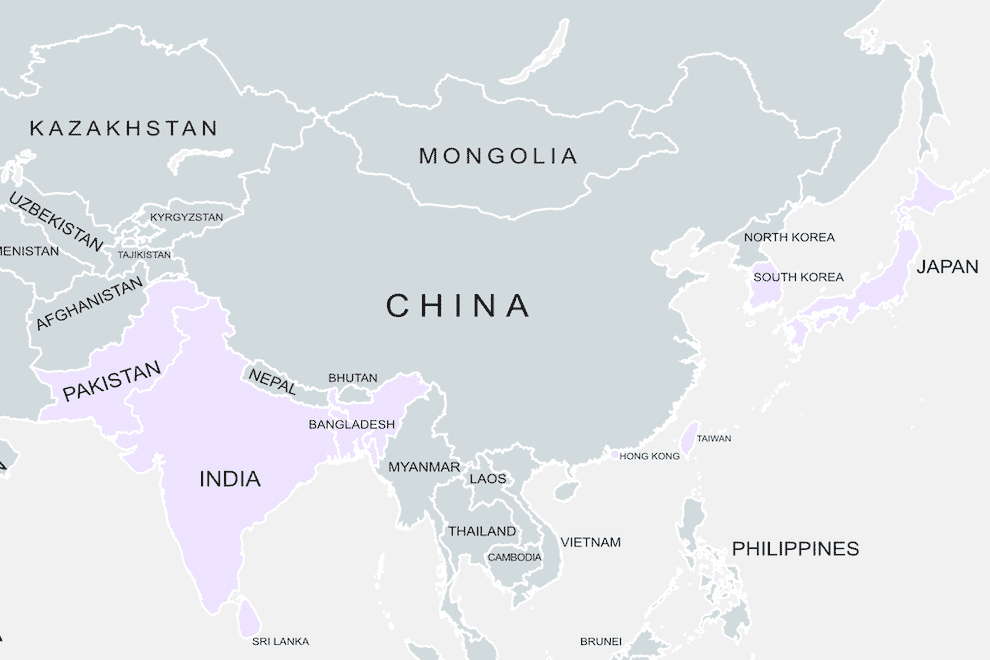 Countries with UBER in 2023 | Mappr