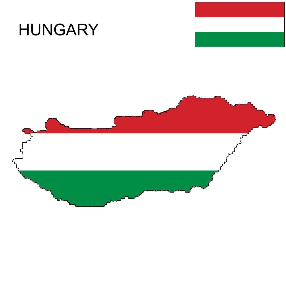 Hungary Flag Map and Meaning | Mappr