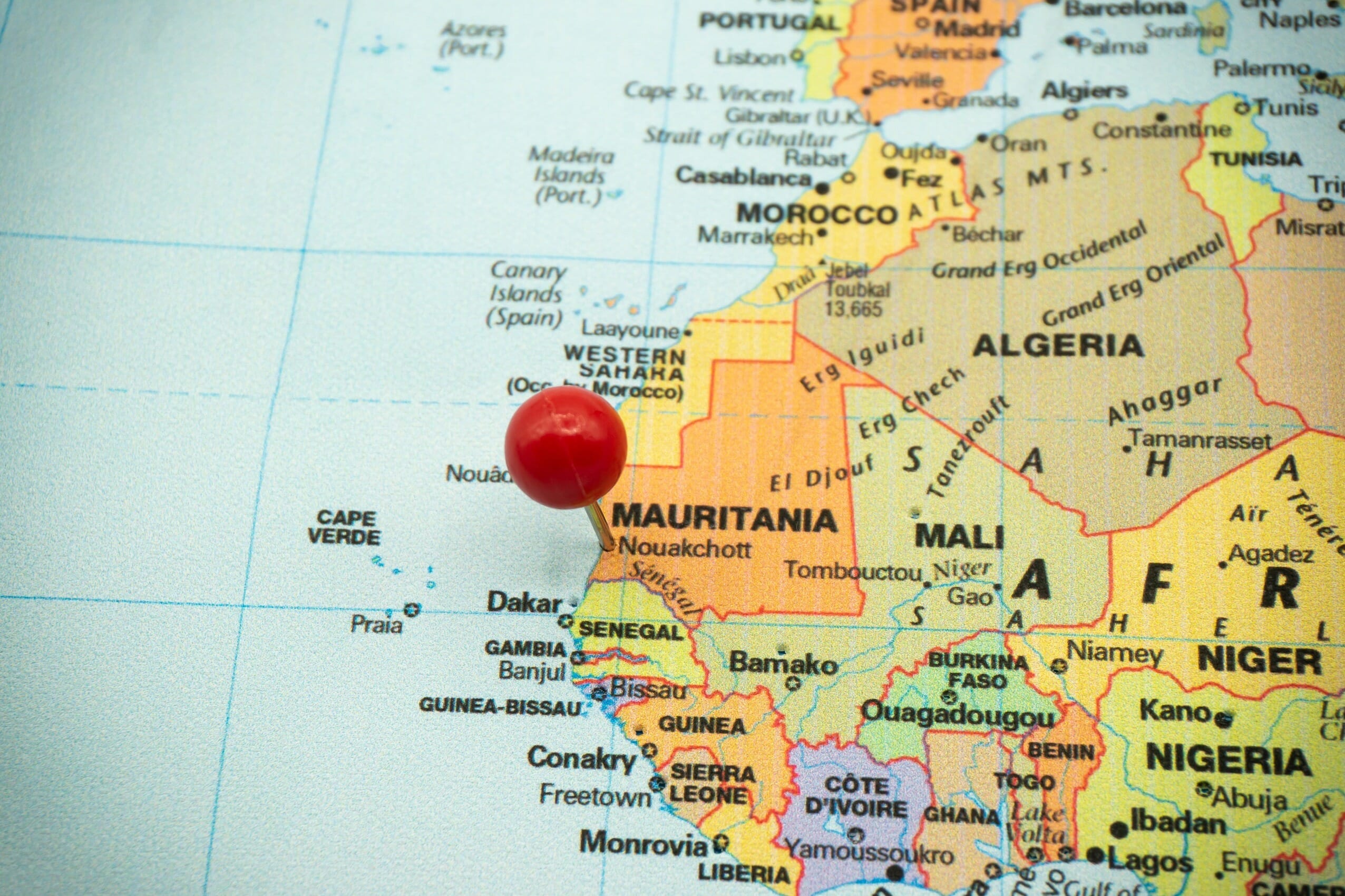 What is the Capital of Mauritania? | Mappr