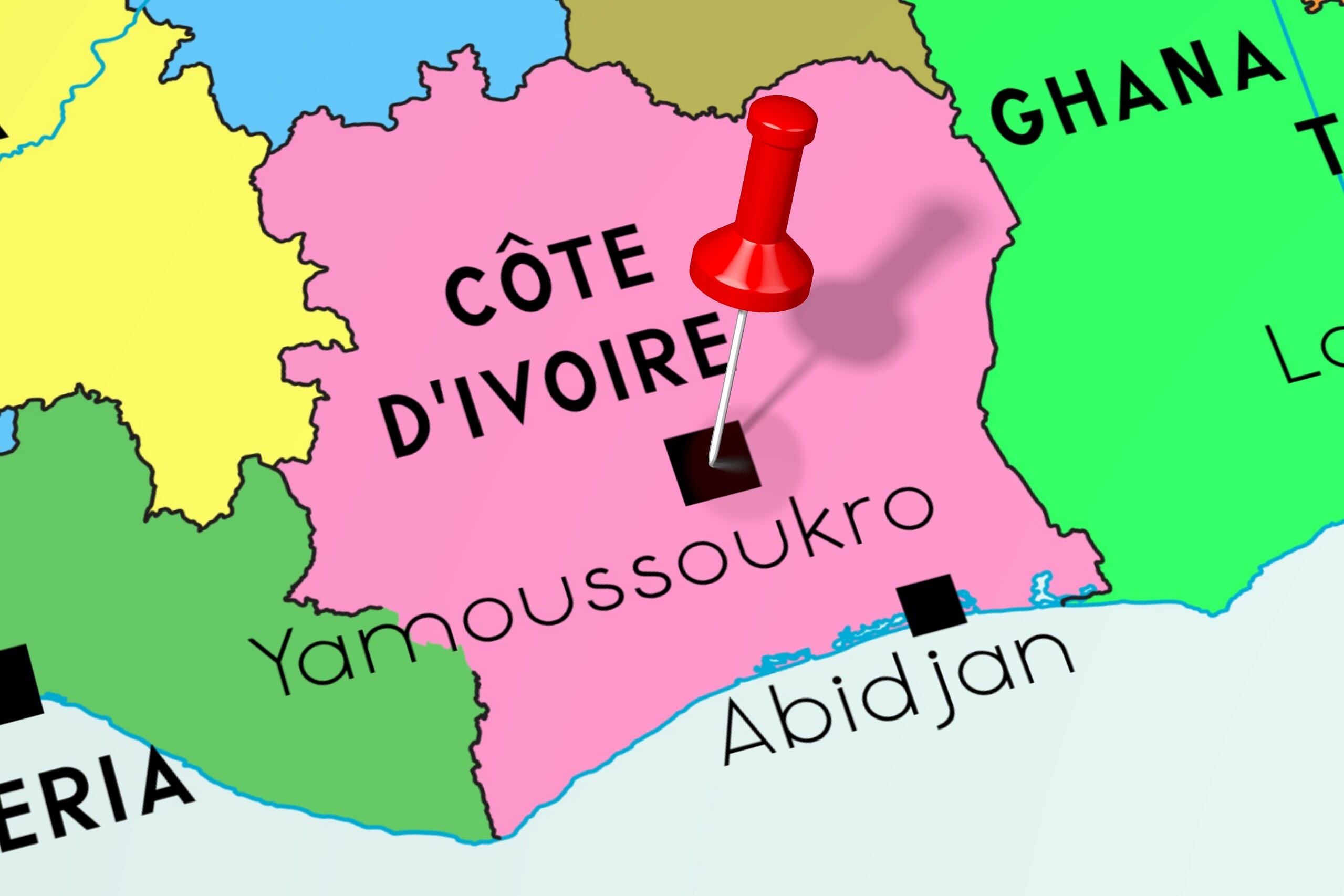 What is the Capital of Ivory Coast? | Mappr