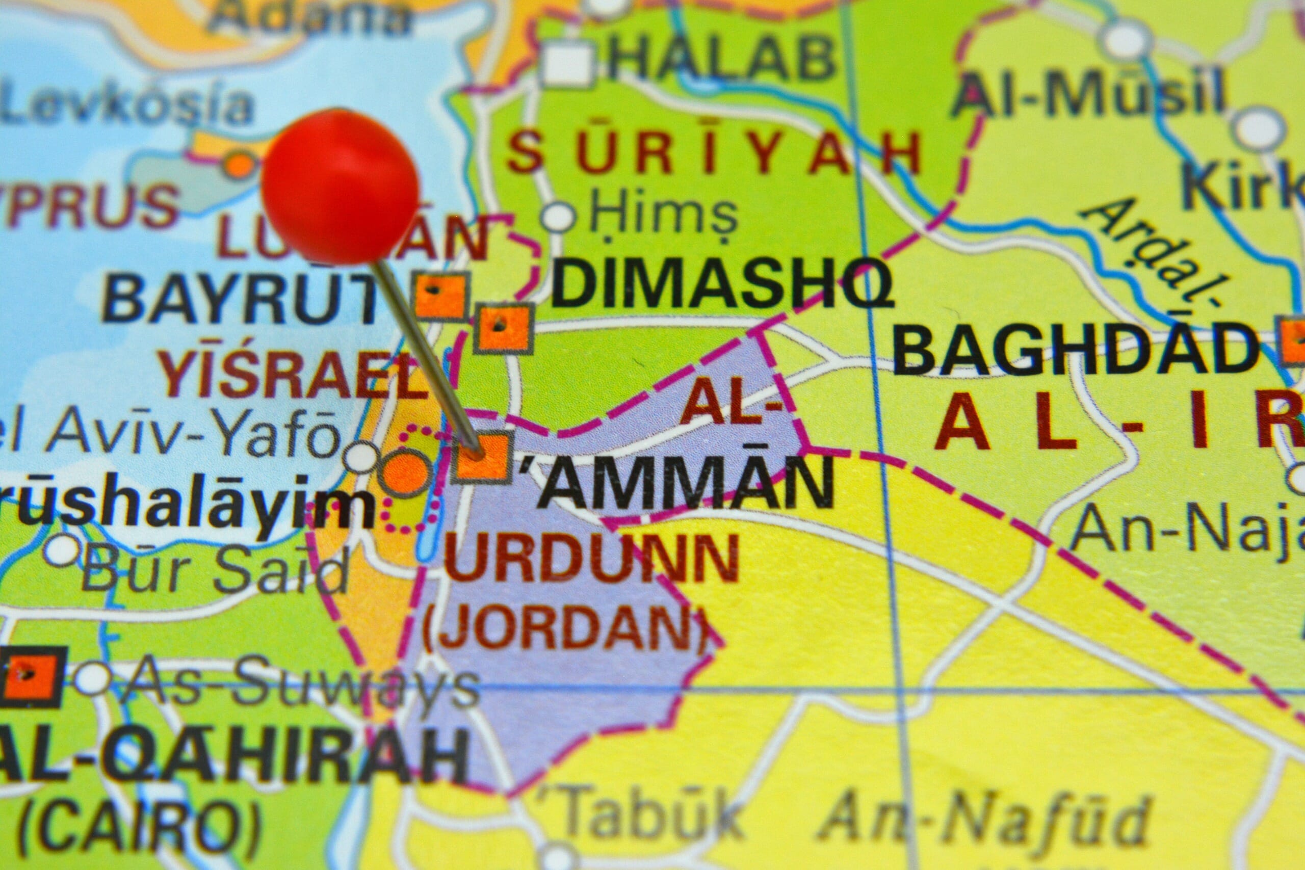 What is the Capital of Jordan? | Mappr