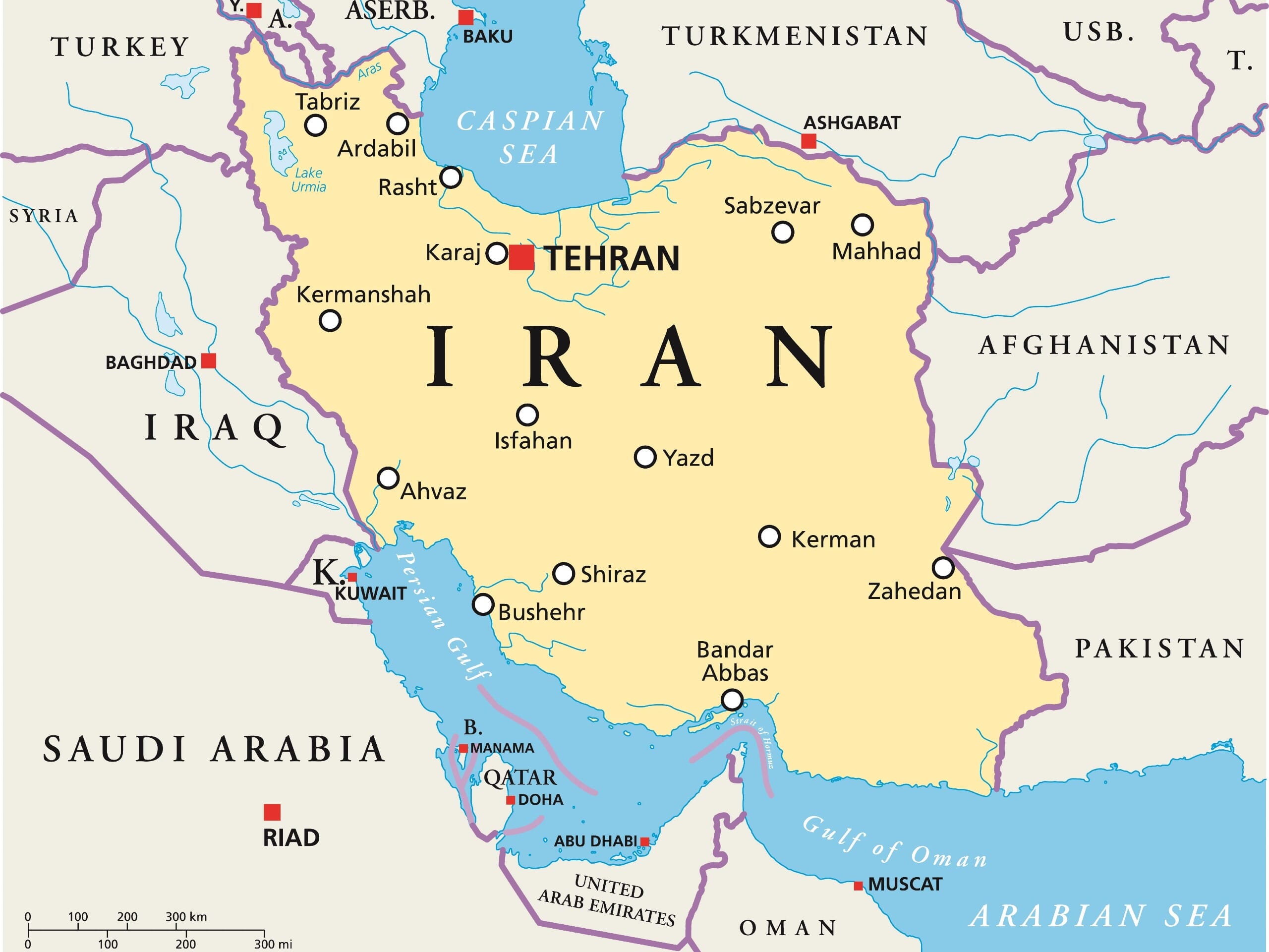 What is the Capital of Iran? | Mappr