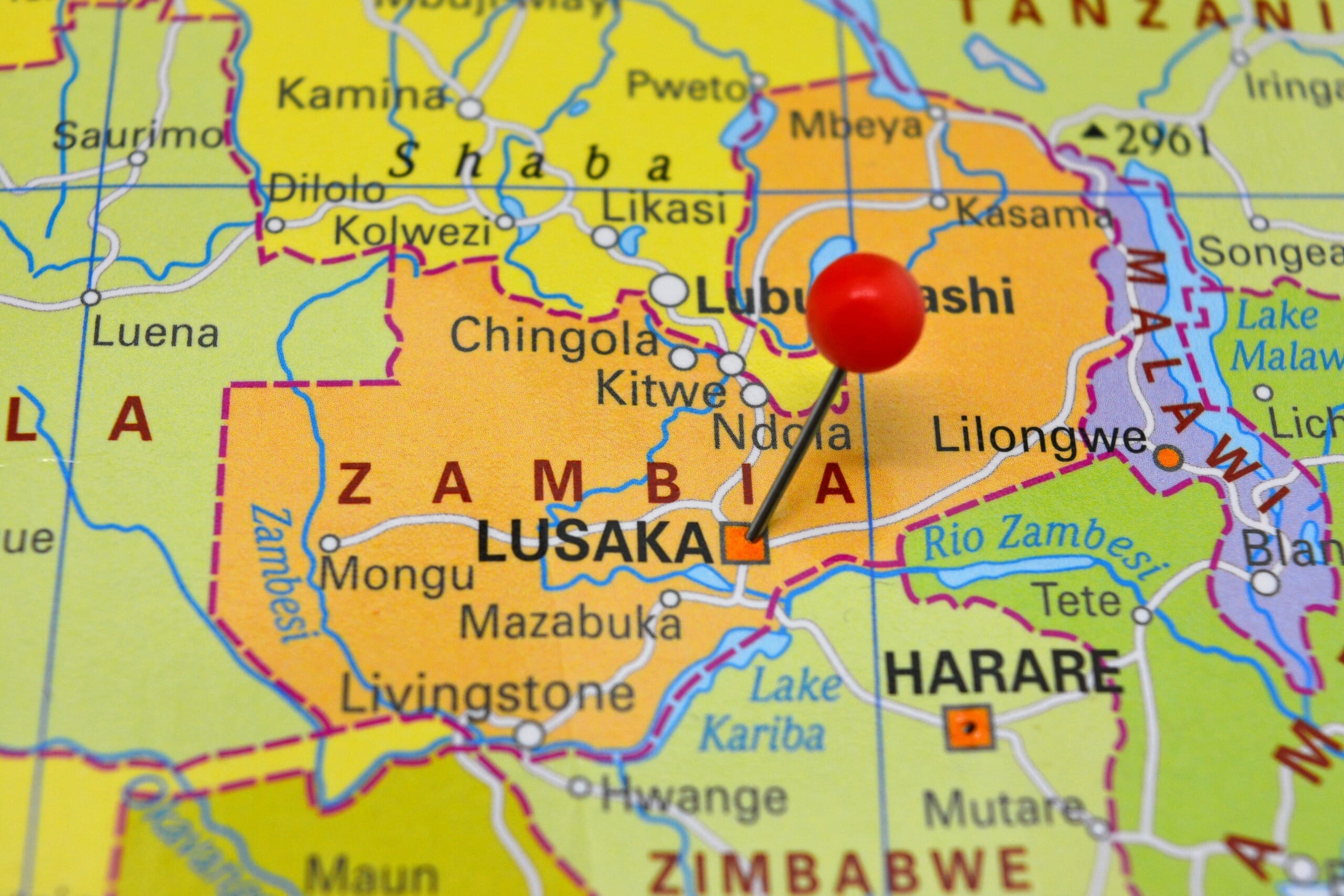 What is the Capital of Zambia? | Mappr