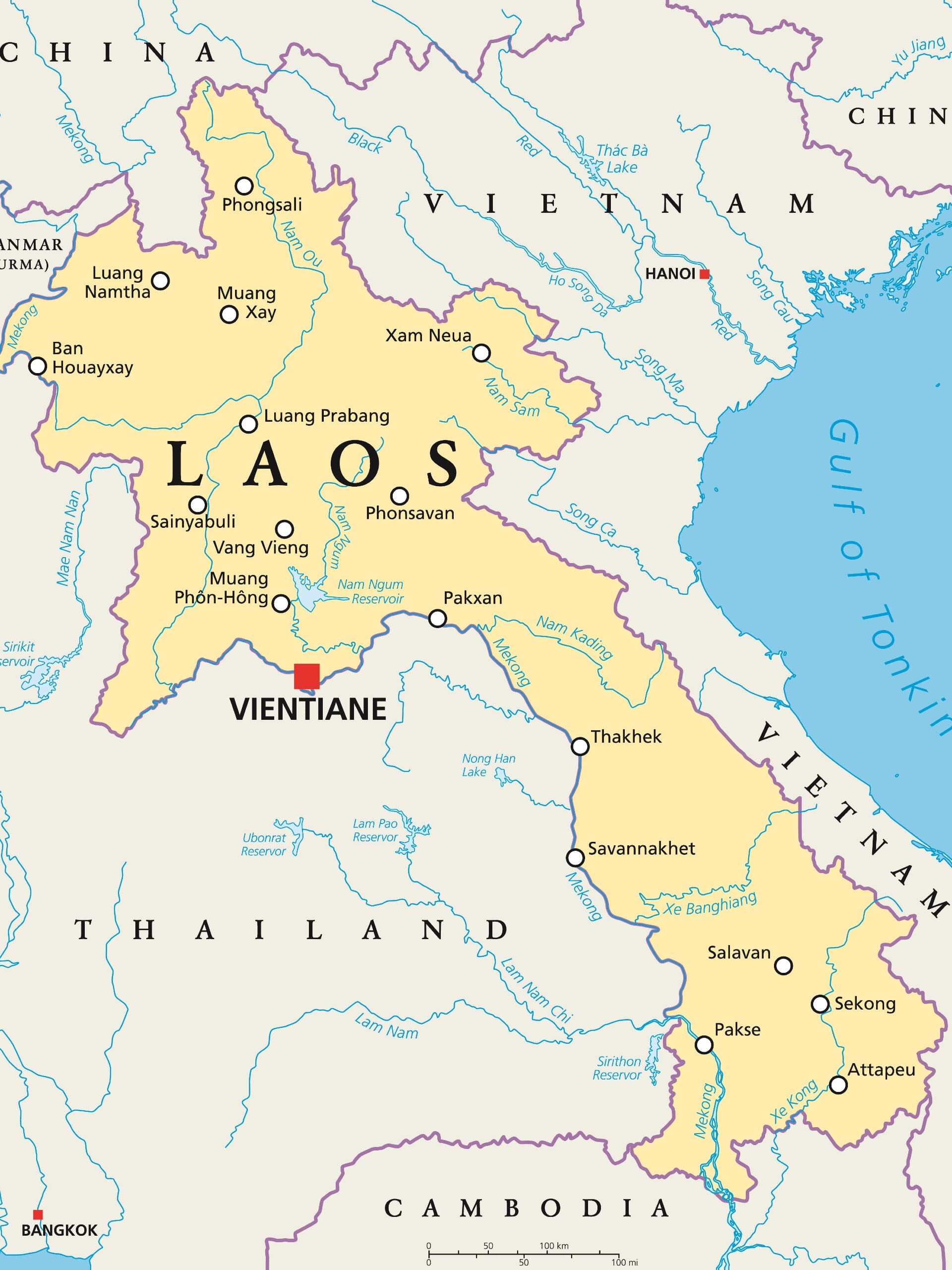 What is the Capital of Laos? | Mappr