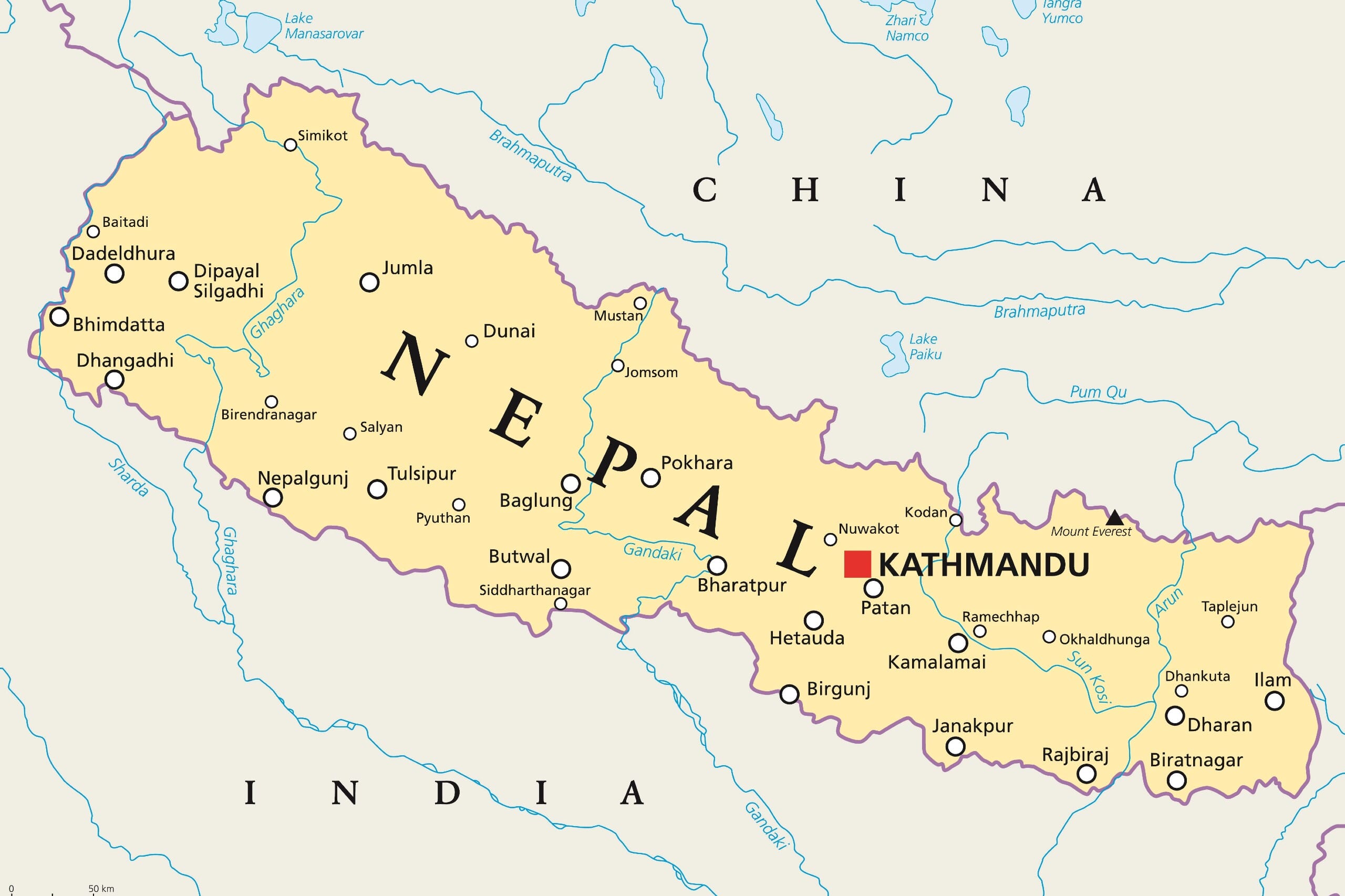 What is the Capital of Nepal? | Mappr