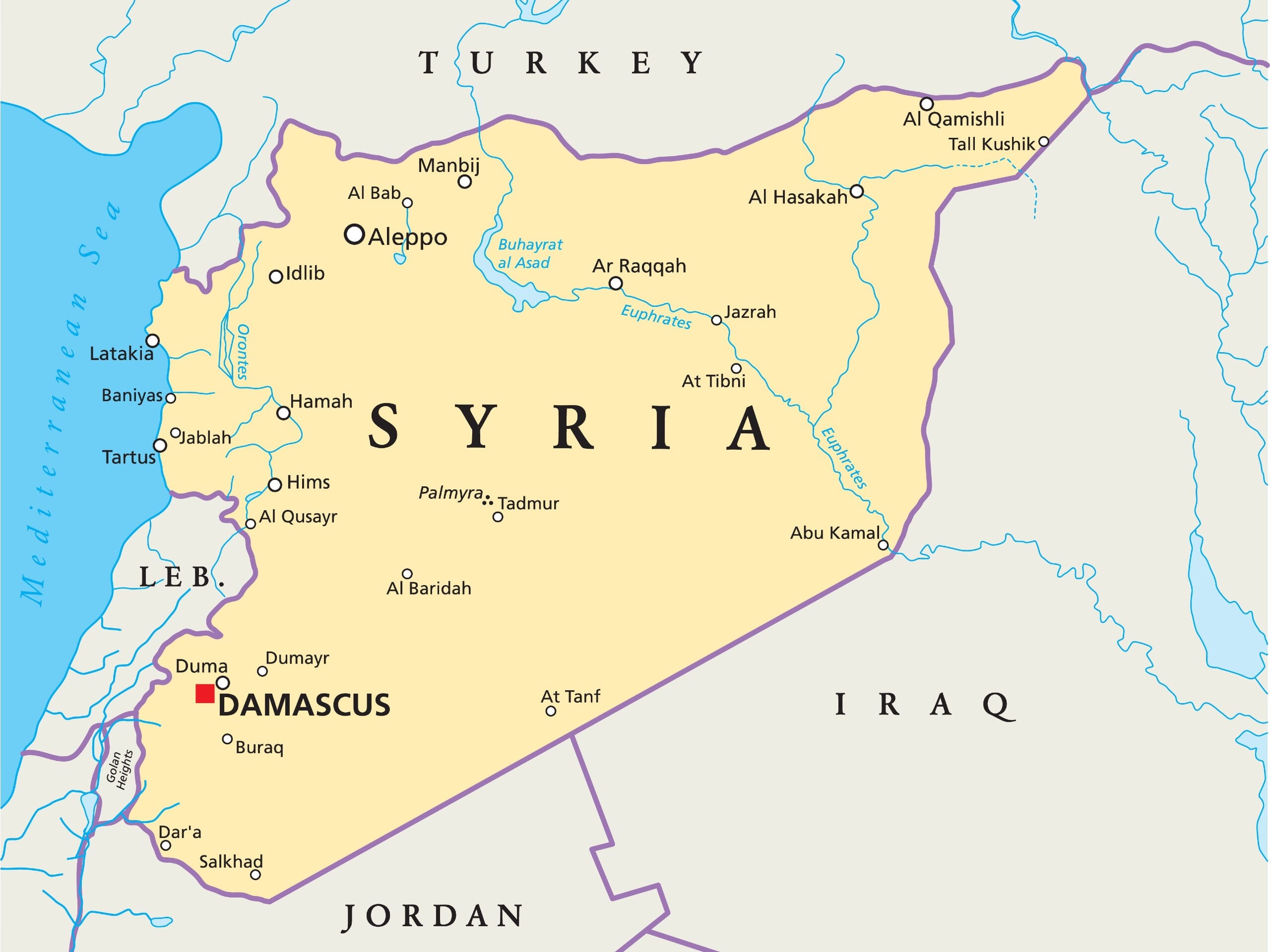 What is the Capital of Syria? | Mappr