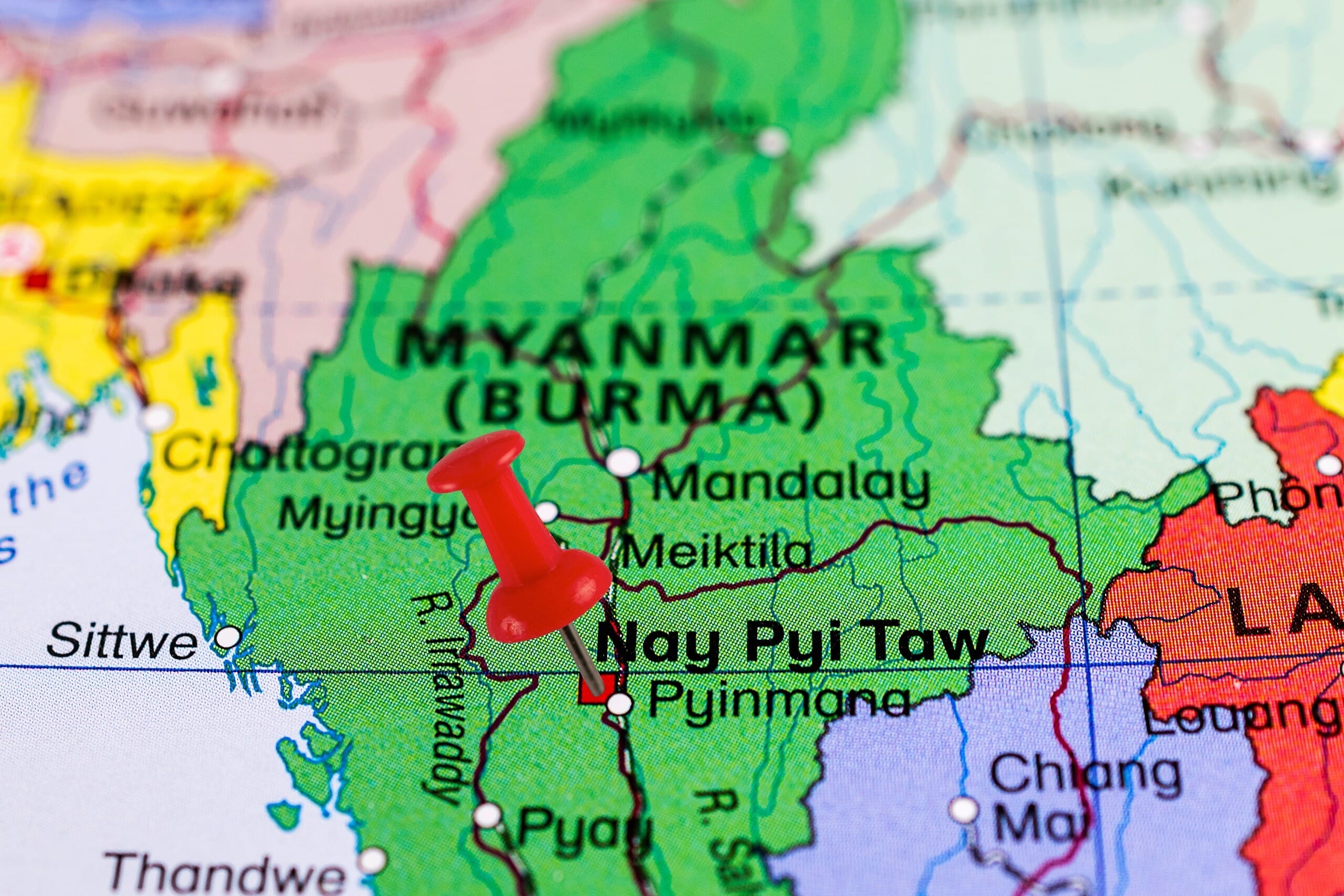 What is the Capital of Myanmar | Mappr