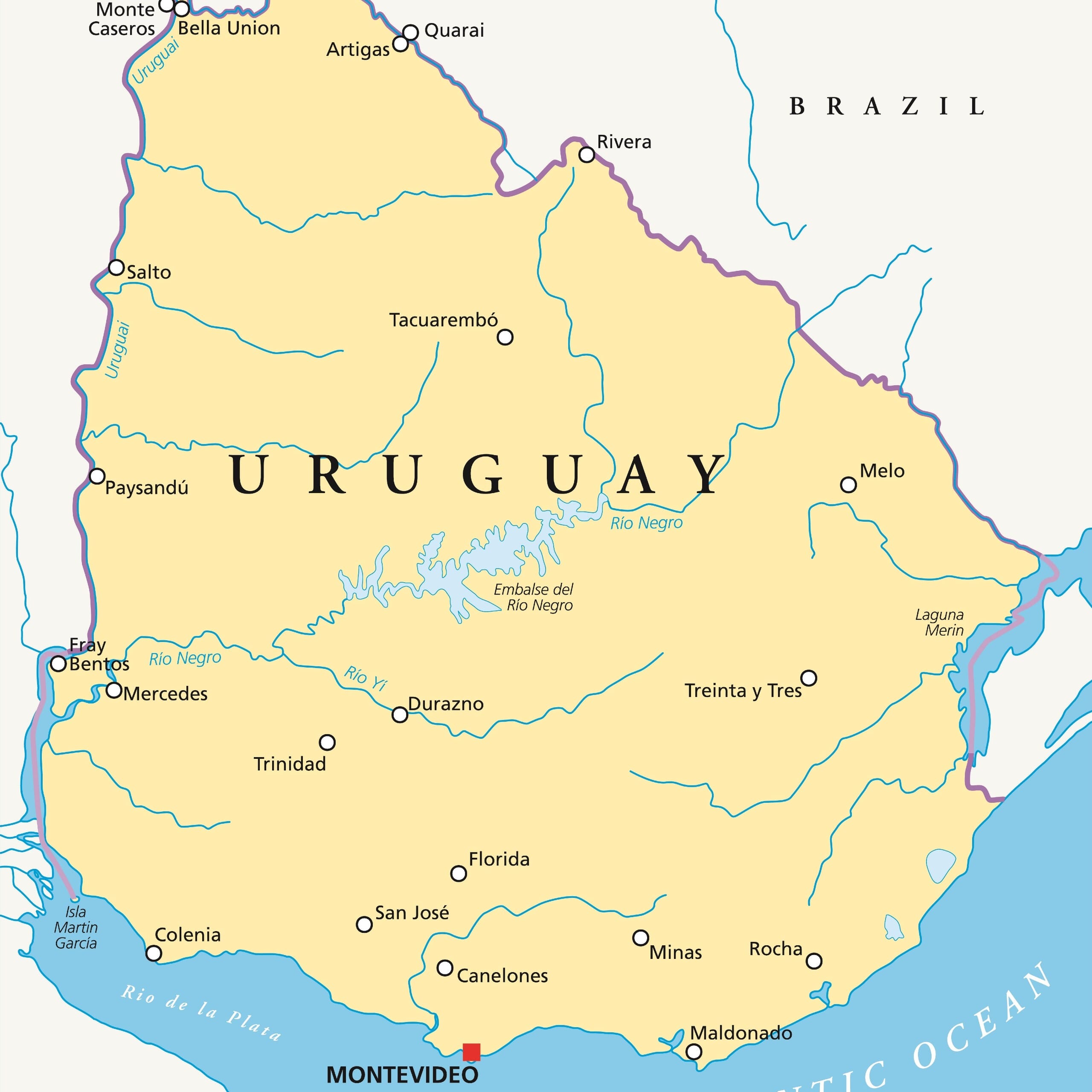 What is the Capital of Uruguay? | Mappr