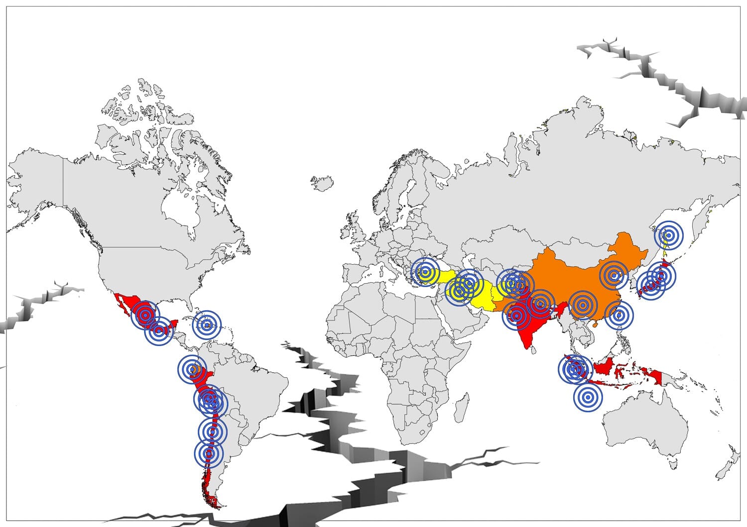 20 Biggest Earthquakes in the World | Mappr