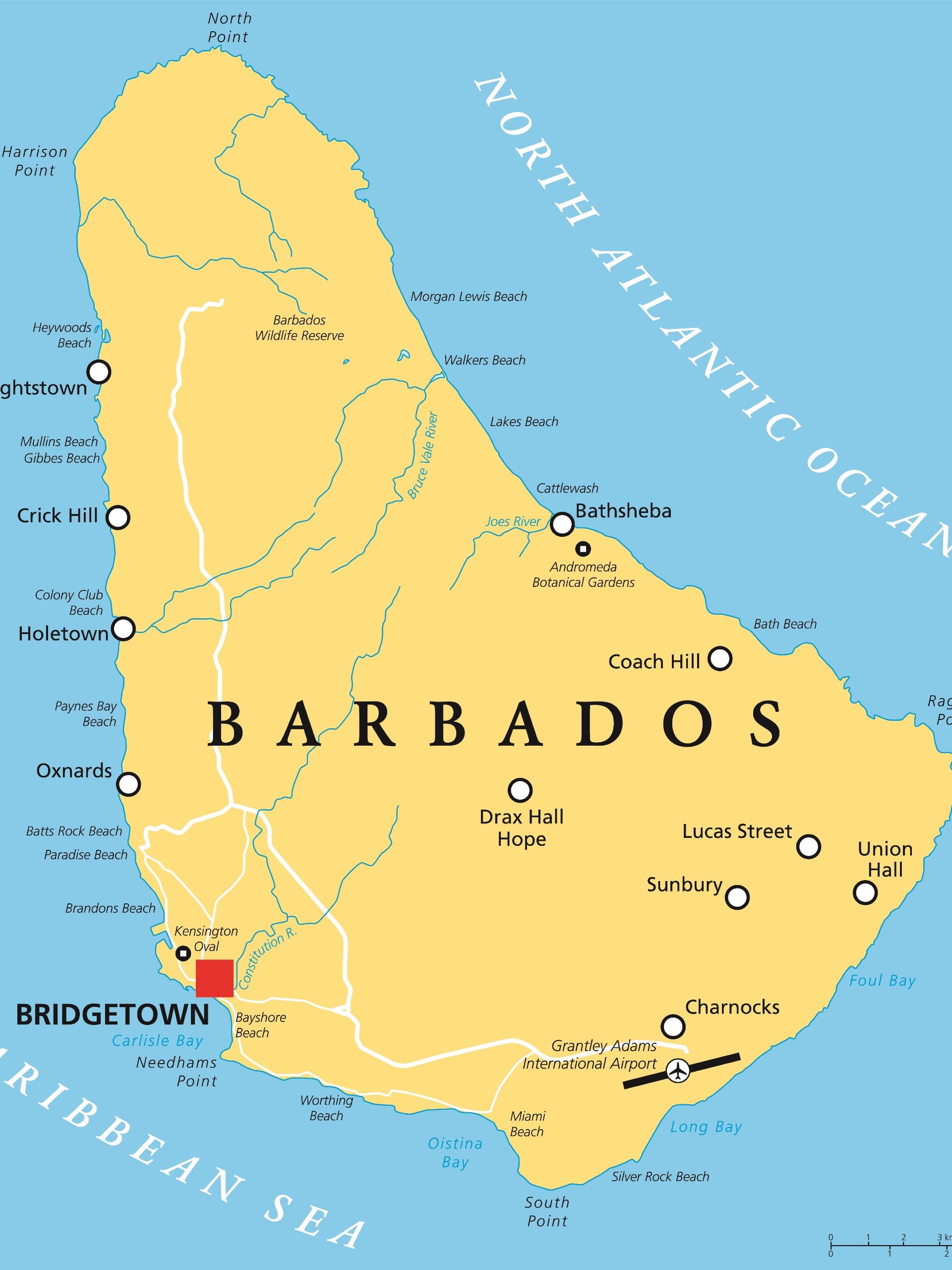 What is the Capital of Barbados? | Mappr