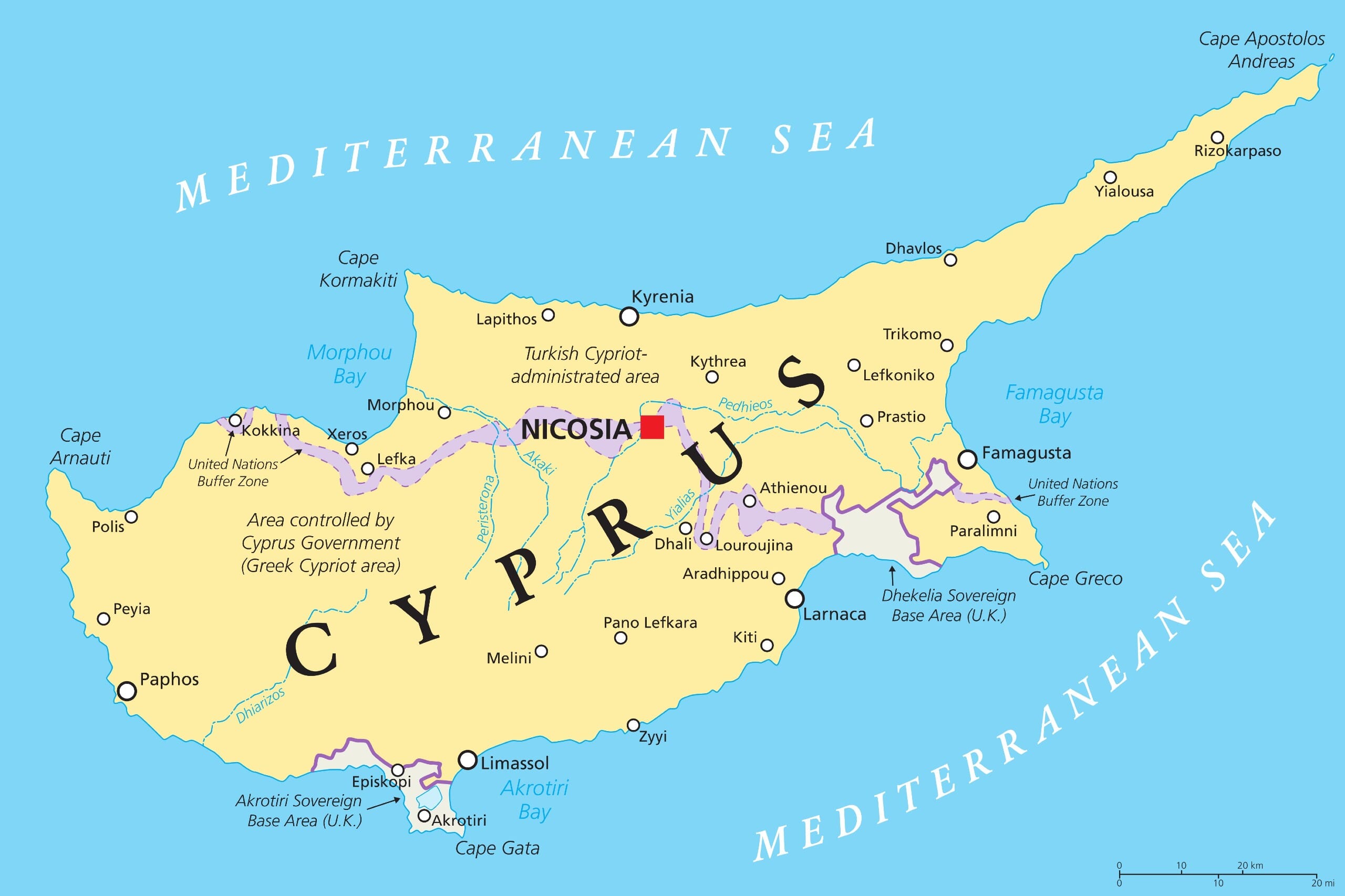 What is the Capital of Cyprus? | Mappr