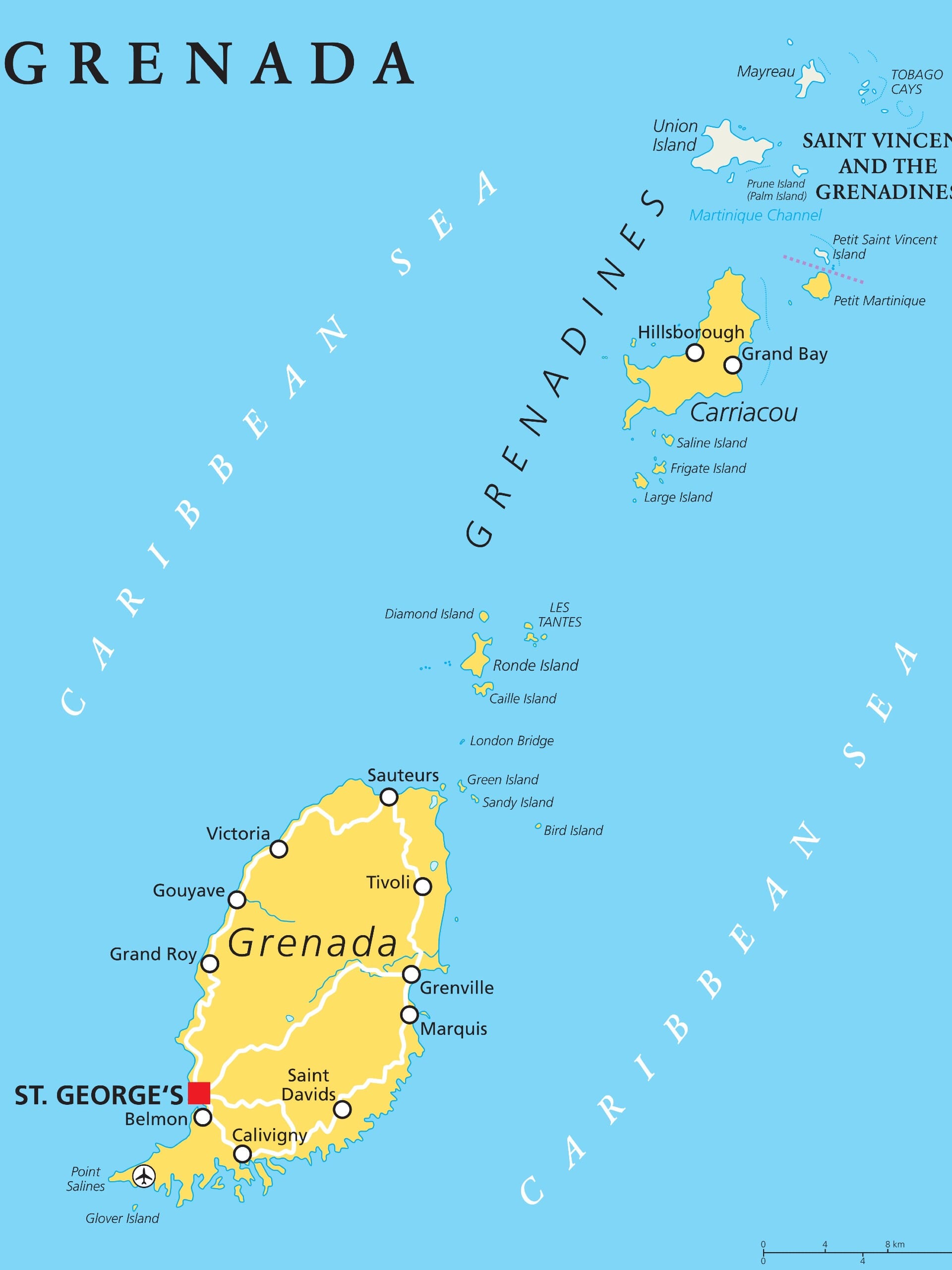 What is the Capital of Grenada? | Mappr