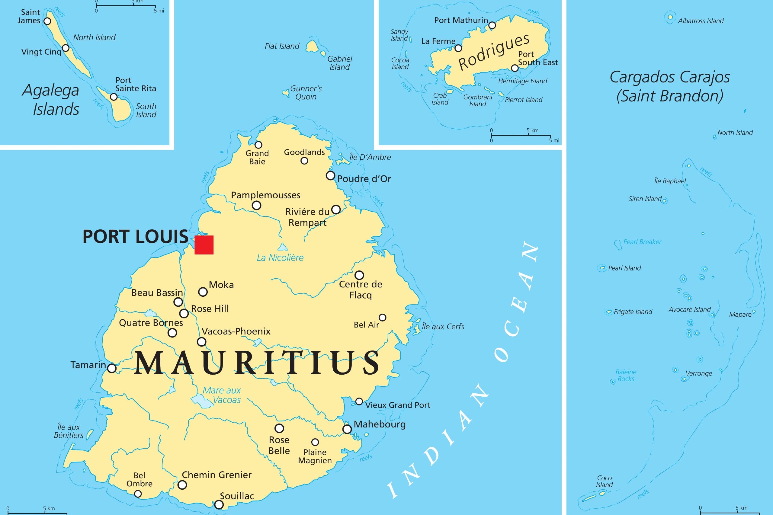 What is the Capital of Mauritius? | Mappr