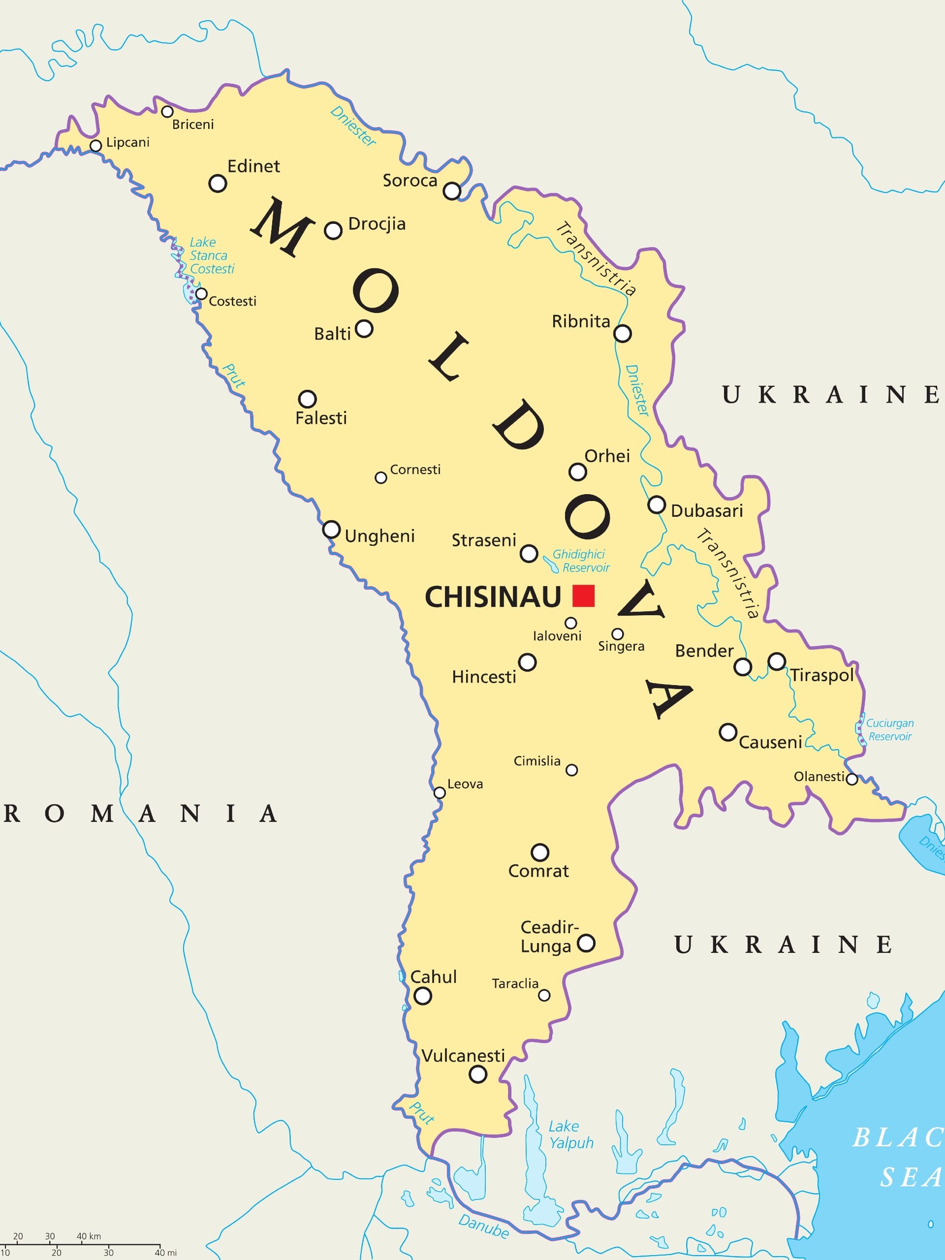 What is the Capital of Moldova? | Mappr