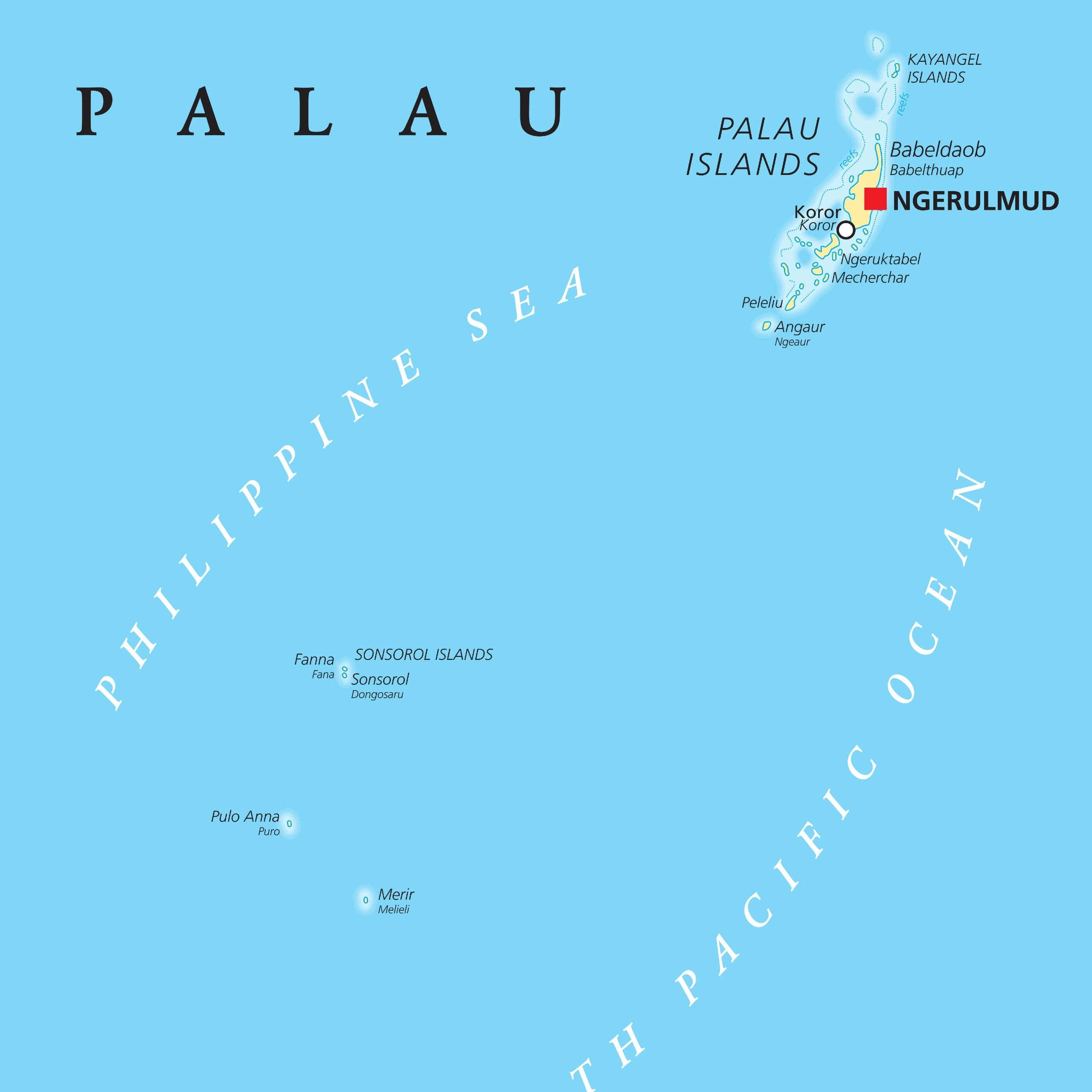 What is the Capital of Palau? | Mappr