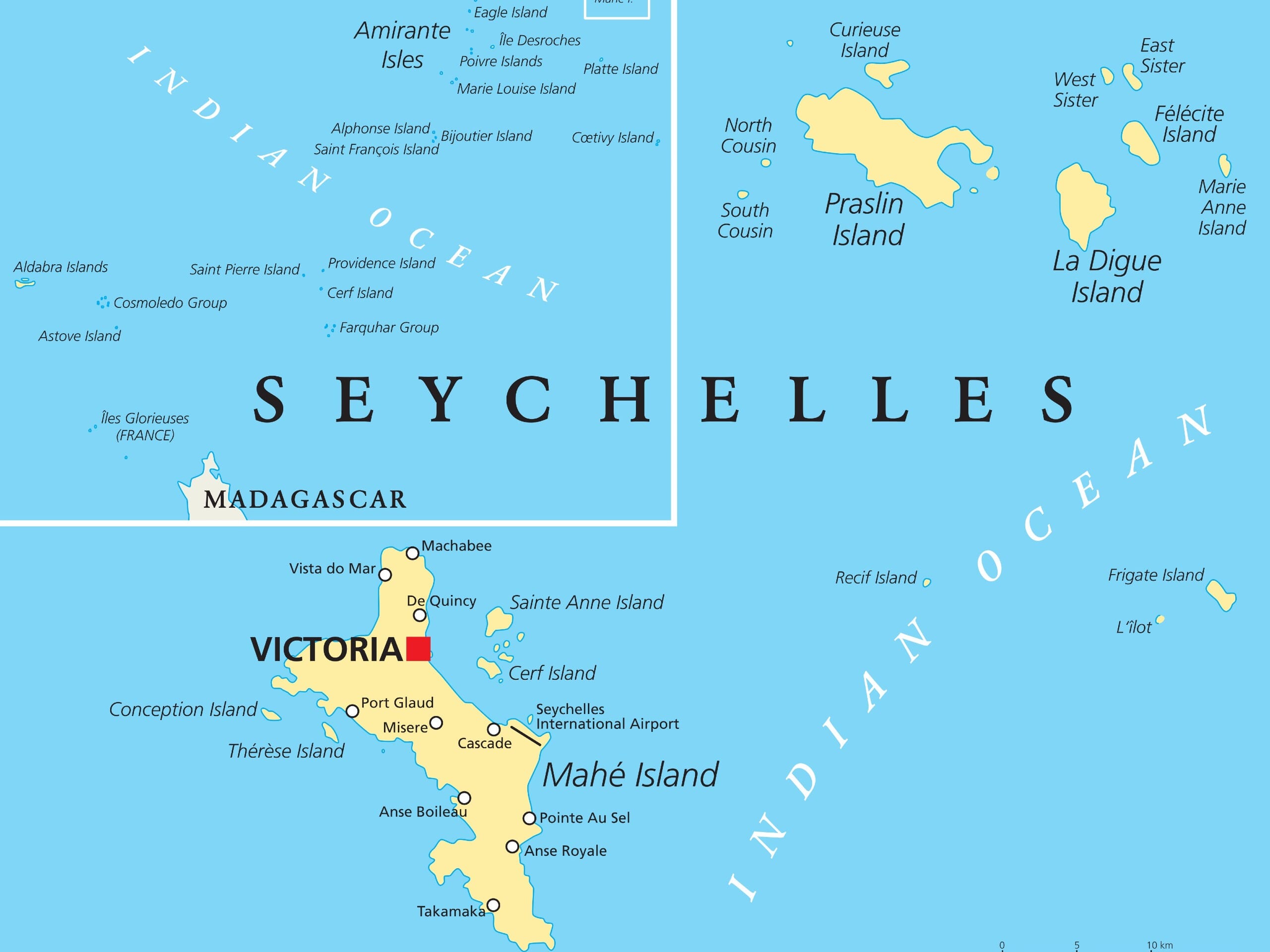 What is the Capital of the Seychelles? | Mappr