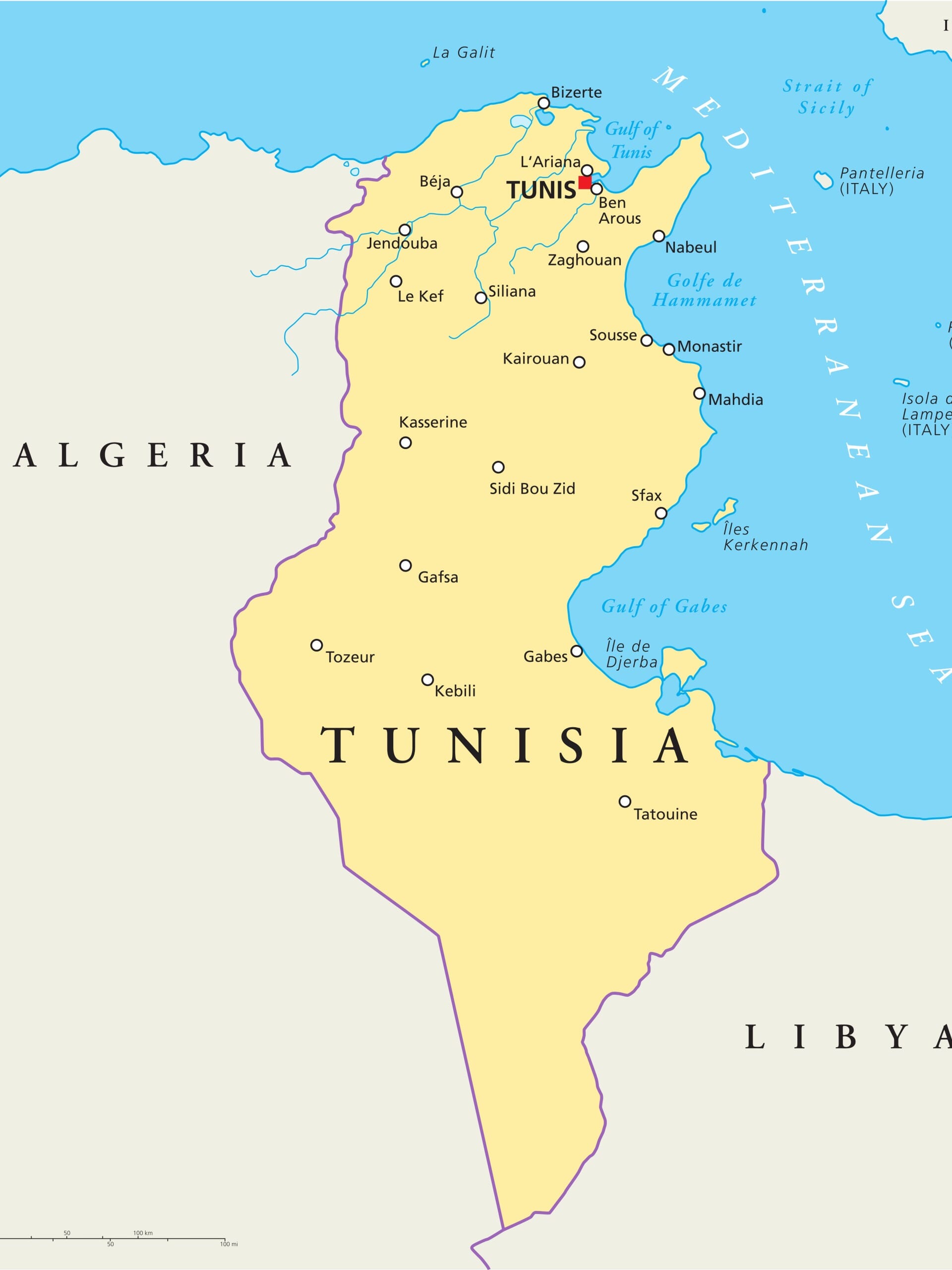 What is the Capital of Tunisia? | Mappr