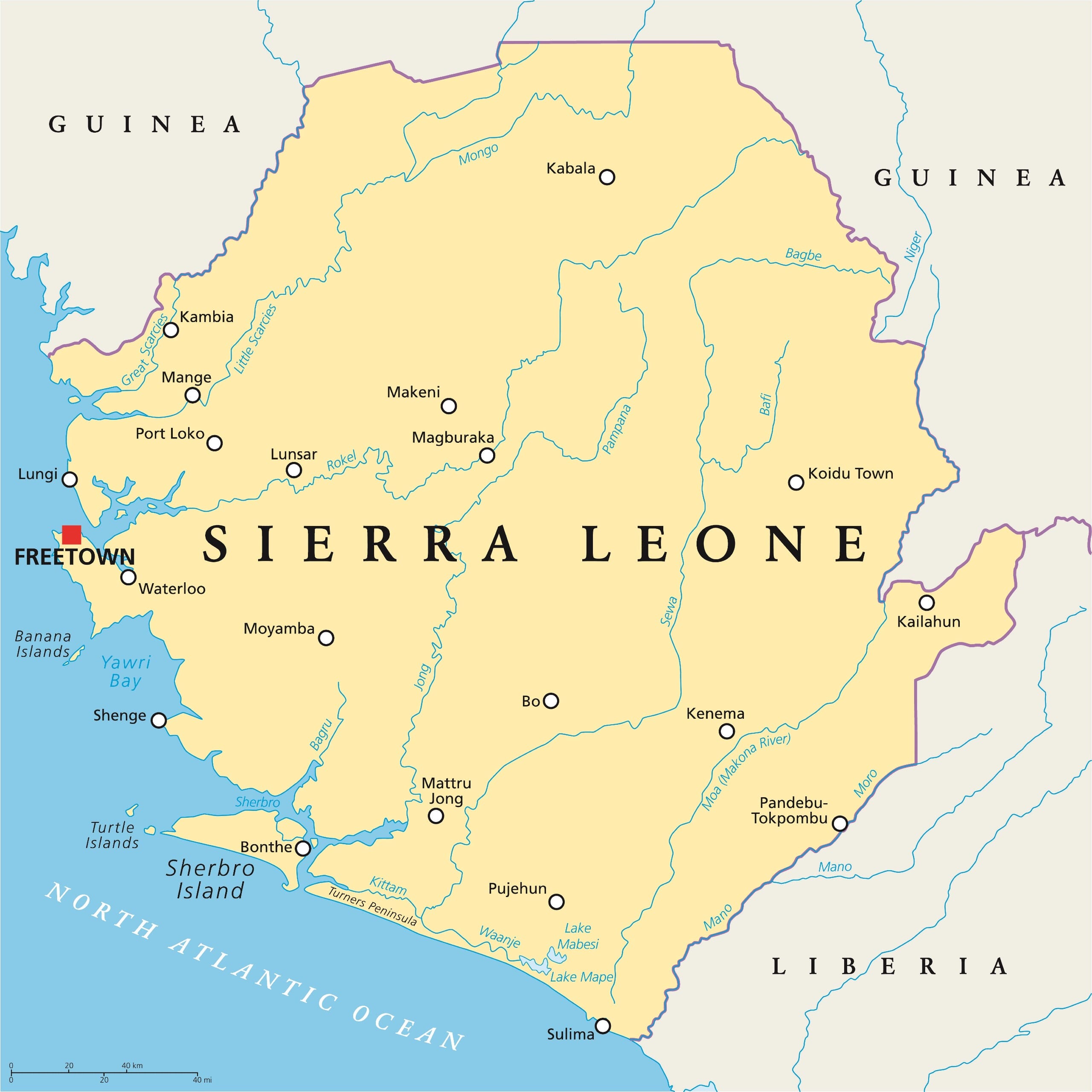 What is the Capital of Sierra Leone? | Mappr