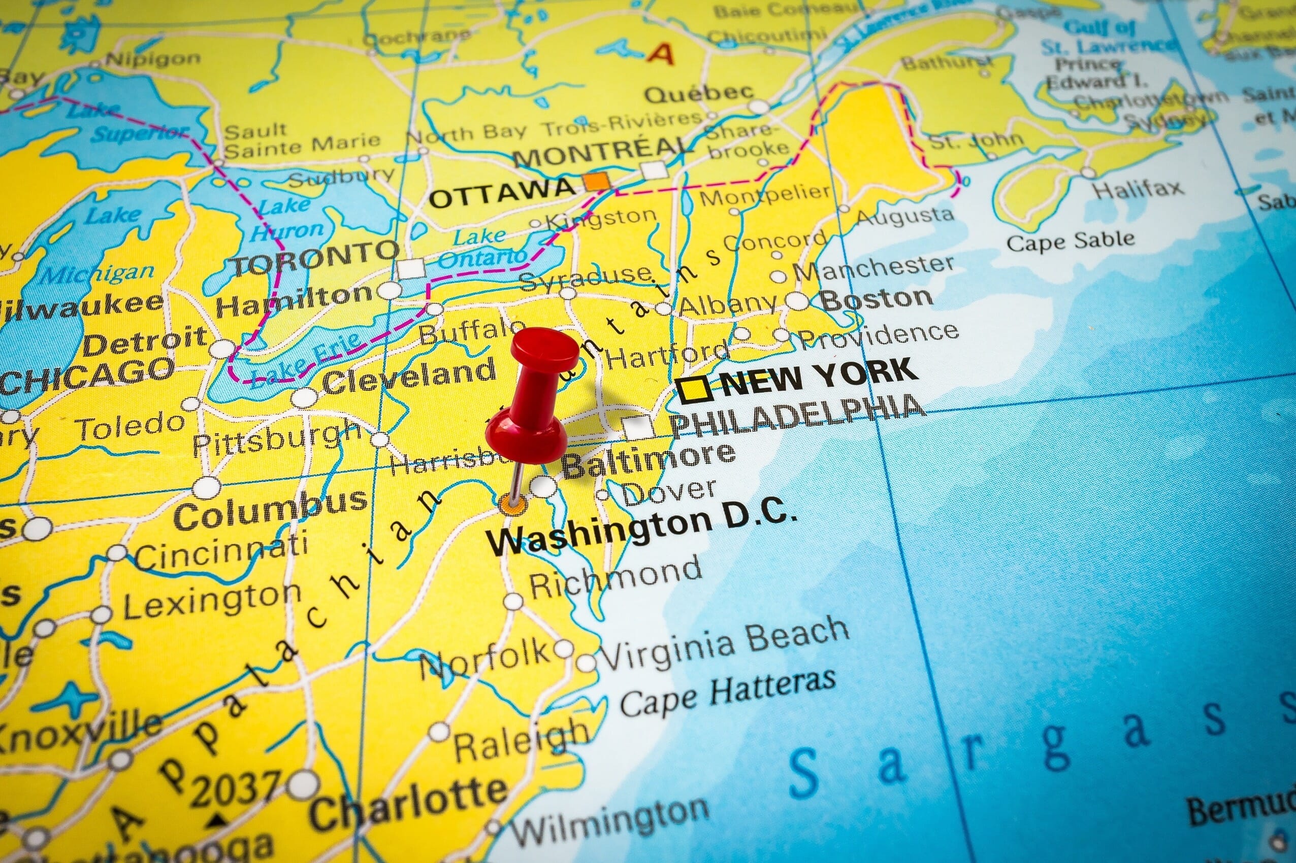 What is the Capital of the United States of America? | Mappr