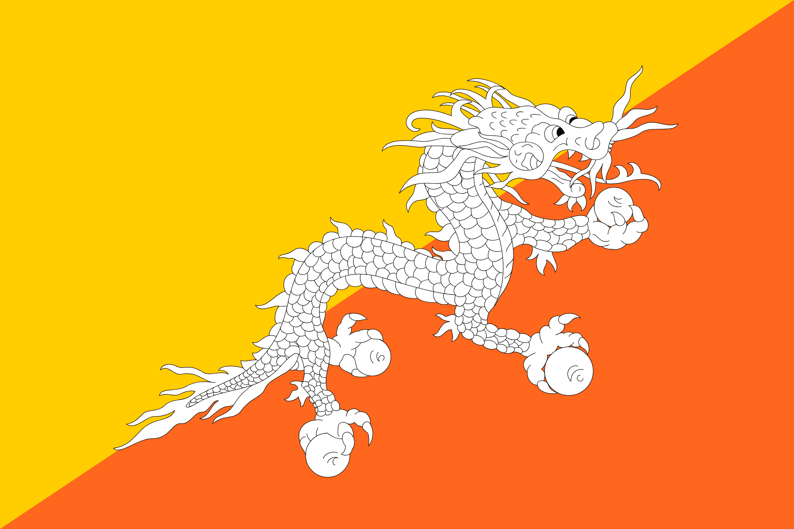 🇧🇹 Bhutan Flag Unveiled: Colors, Meaning, Coat of Arms, Flag Map, and ...