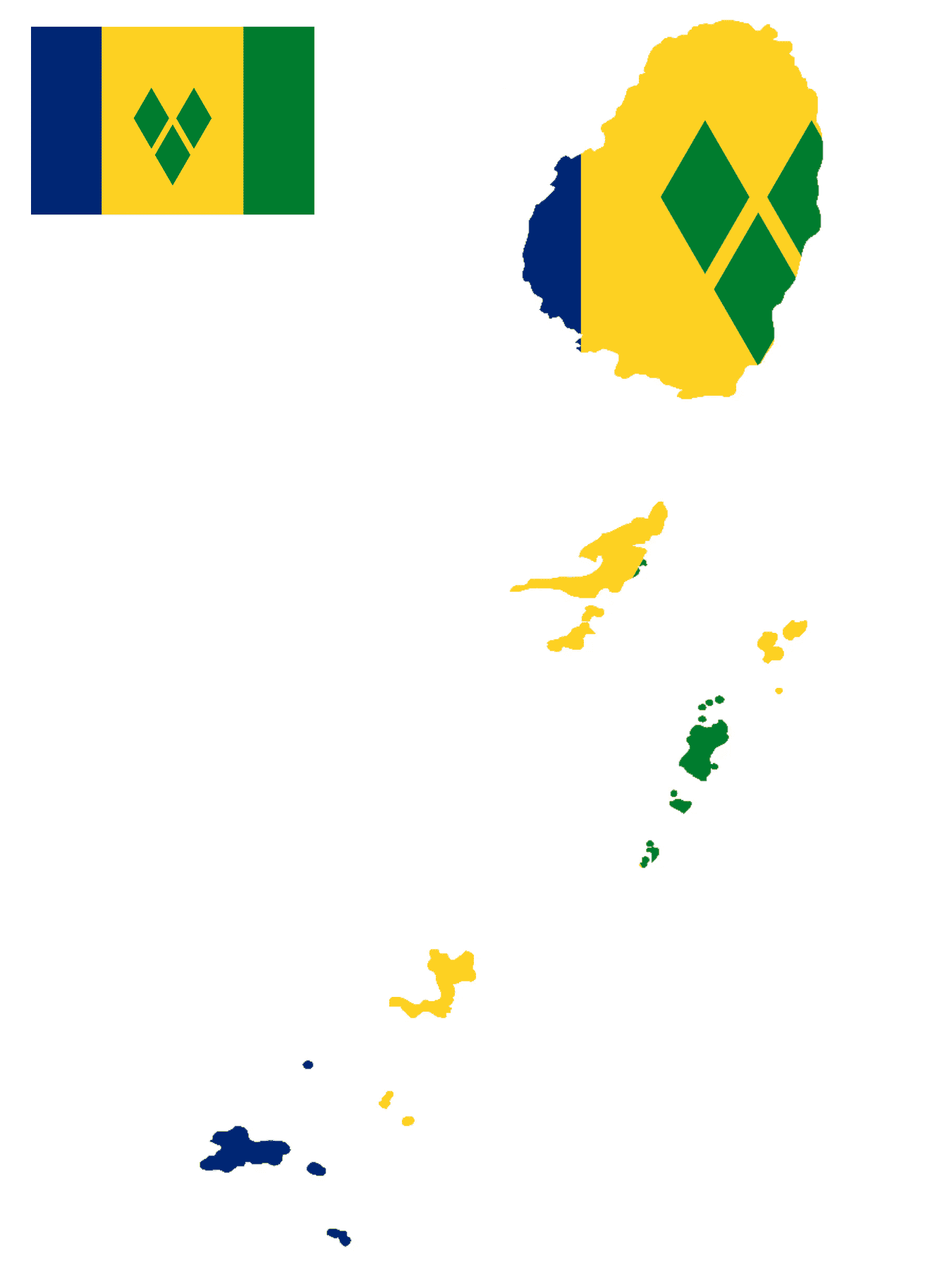 🇻🇨 Saint Vincent and the Grenadines Flag Unveiled: Colors, Meaning ...